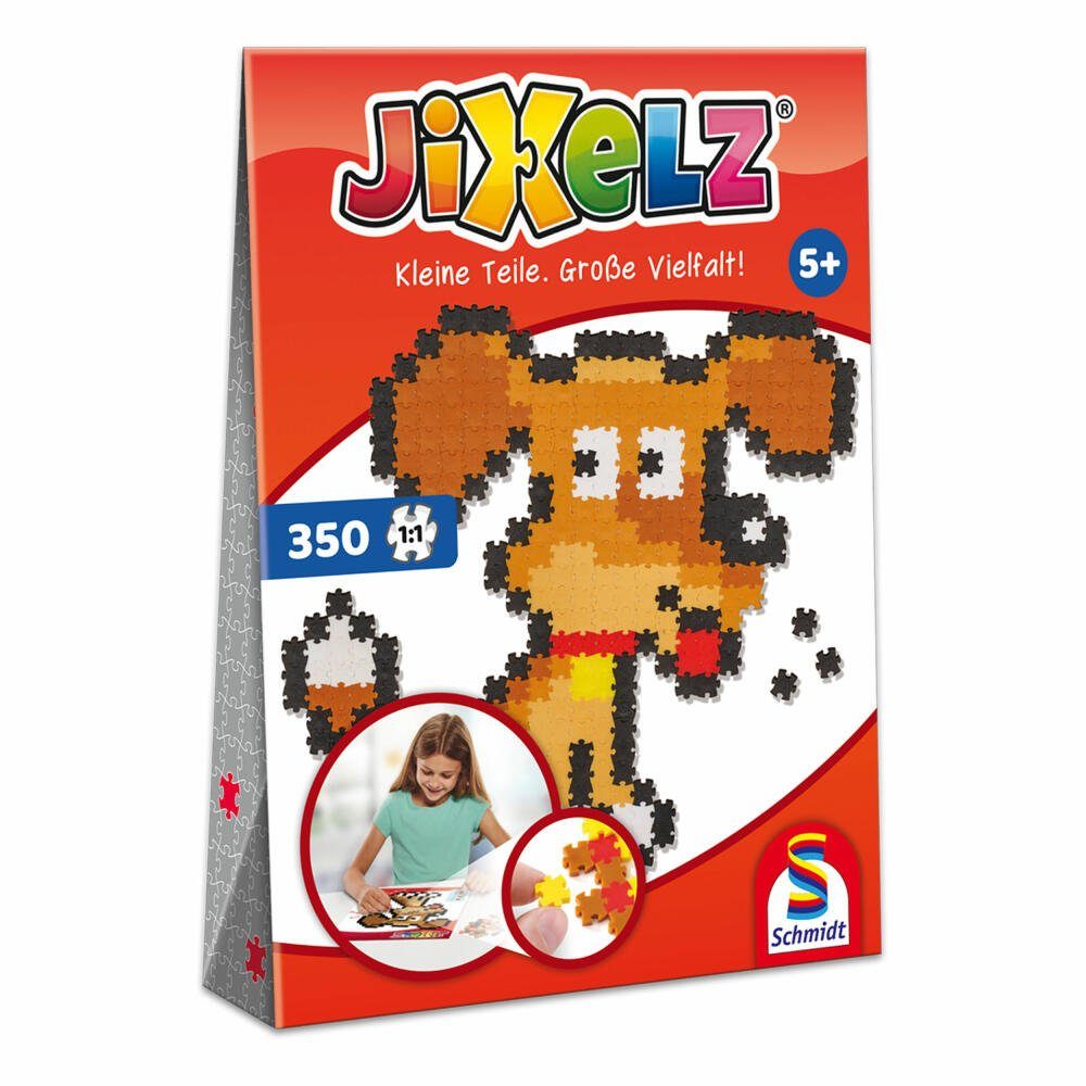 Schmidt Spiele Puzzle Jixels Hund, 350 Puzzleteile, Altersempfehlung ...