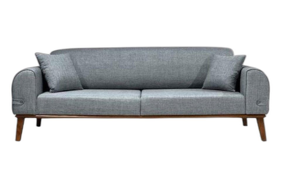 Xlmoebel 3 Sitzer Grau Modernes Dreisitzer Sofa Im Design Stil