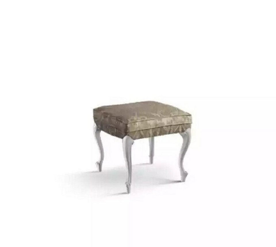 Jvmoebel Hocker Klassischer Polster Sitz Hocker Bank Textil Holz Stil