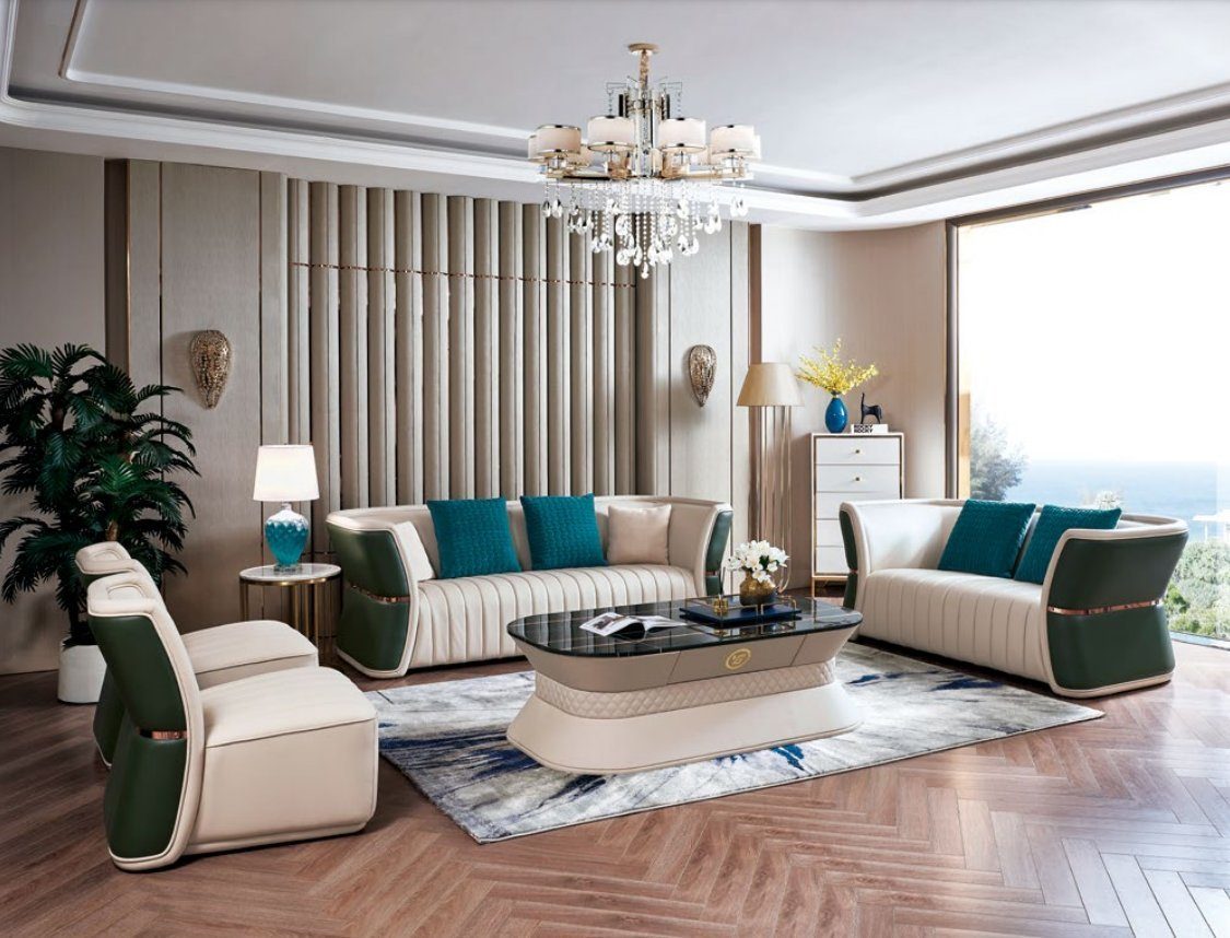 Jvmoebel Wohnzimmer Set Komplett Set Sofagarnitur 3 2 1 1 Sitzer