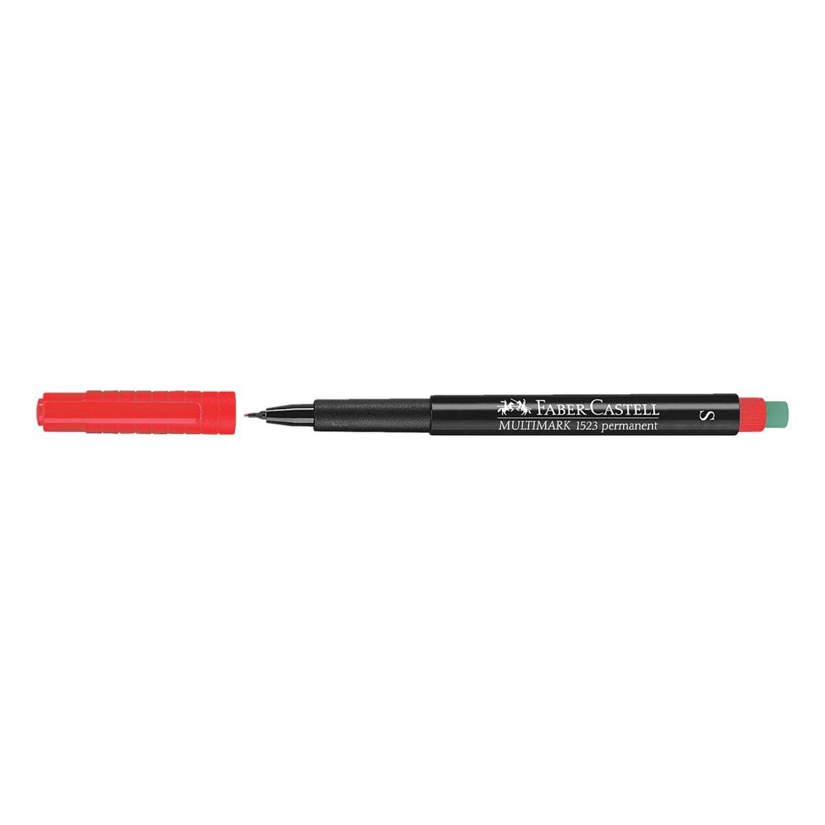 Faber-Castell Permanentmarker Multimark 1523 S, (1-tlg), Strichstärke 0 ...