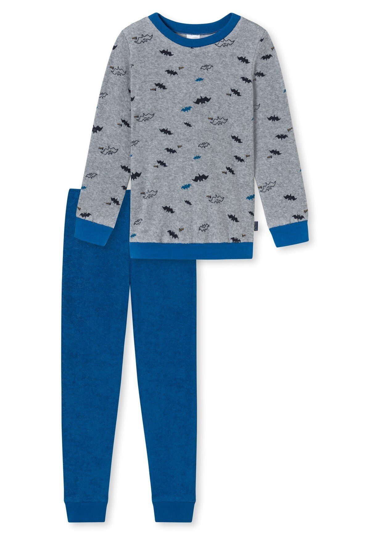 Schiesser Pyjama Jungen Schlafanzug Set 2 Tlg Lang Fledermäuse