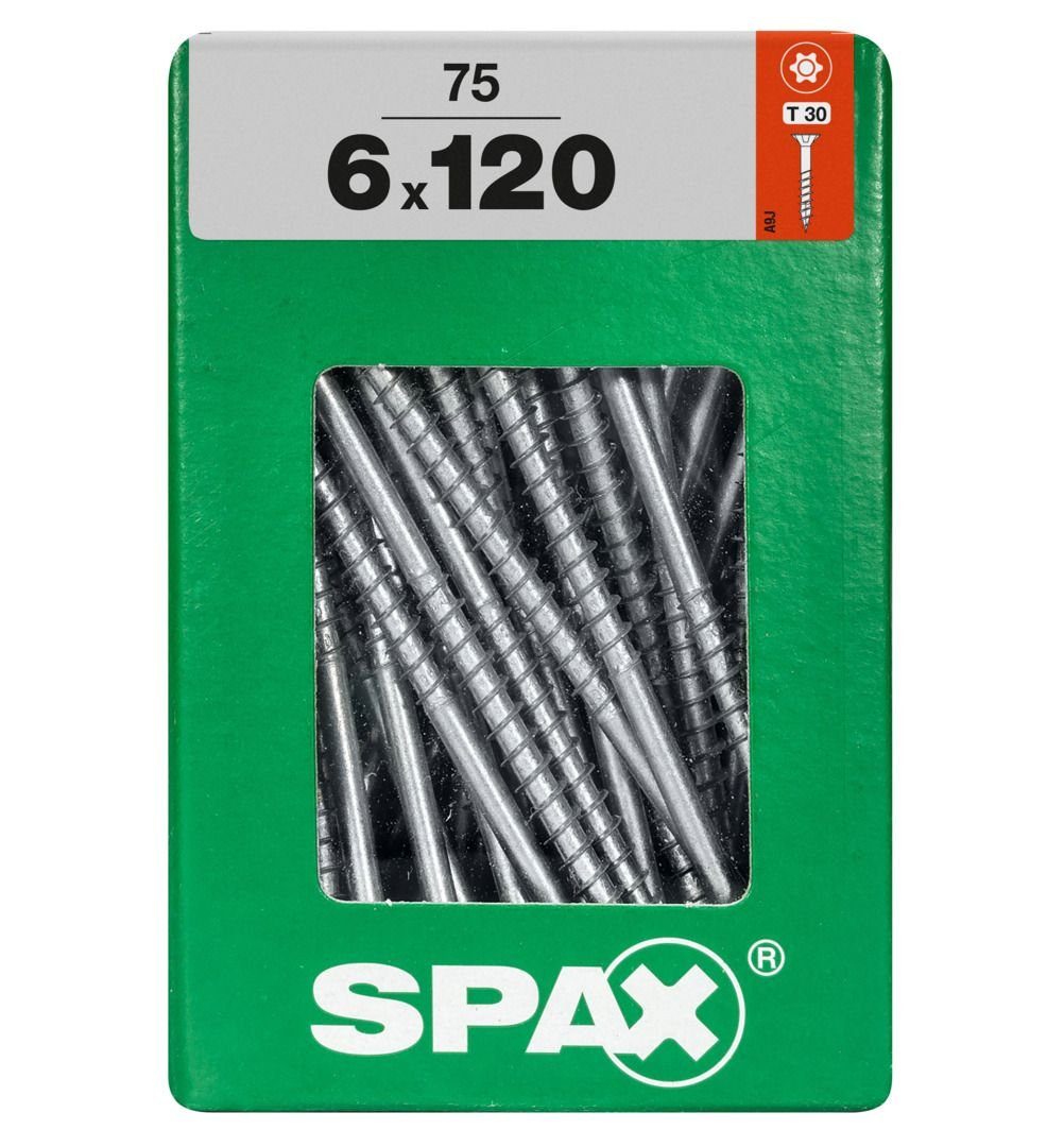 SPAX Holzbauschraube Spax Universalschrauben 6.0 x 120 mm TX 30 - 75, Maße: 6.0 x 120 mm