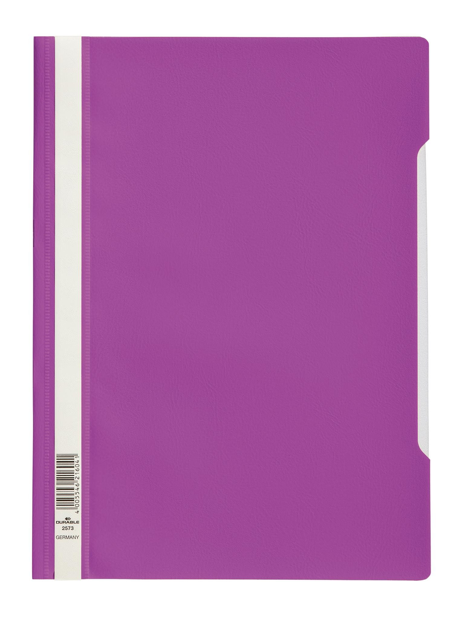 DURABLE Terminplaner Schnellhefter PP A4 h.li Standardhefter tr Deckblatt