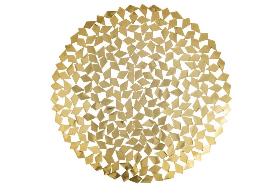 Gilde Dekoobjekt 2er Set Wanddekoration Julot In Gold Ein Kunstwerk