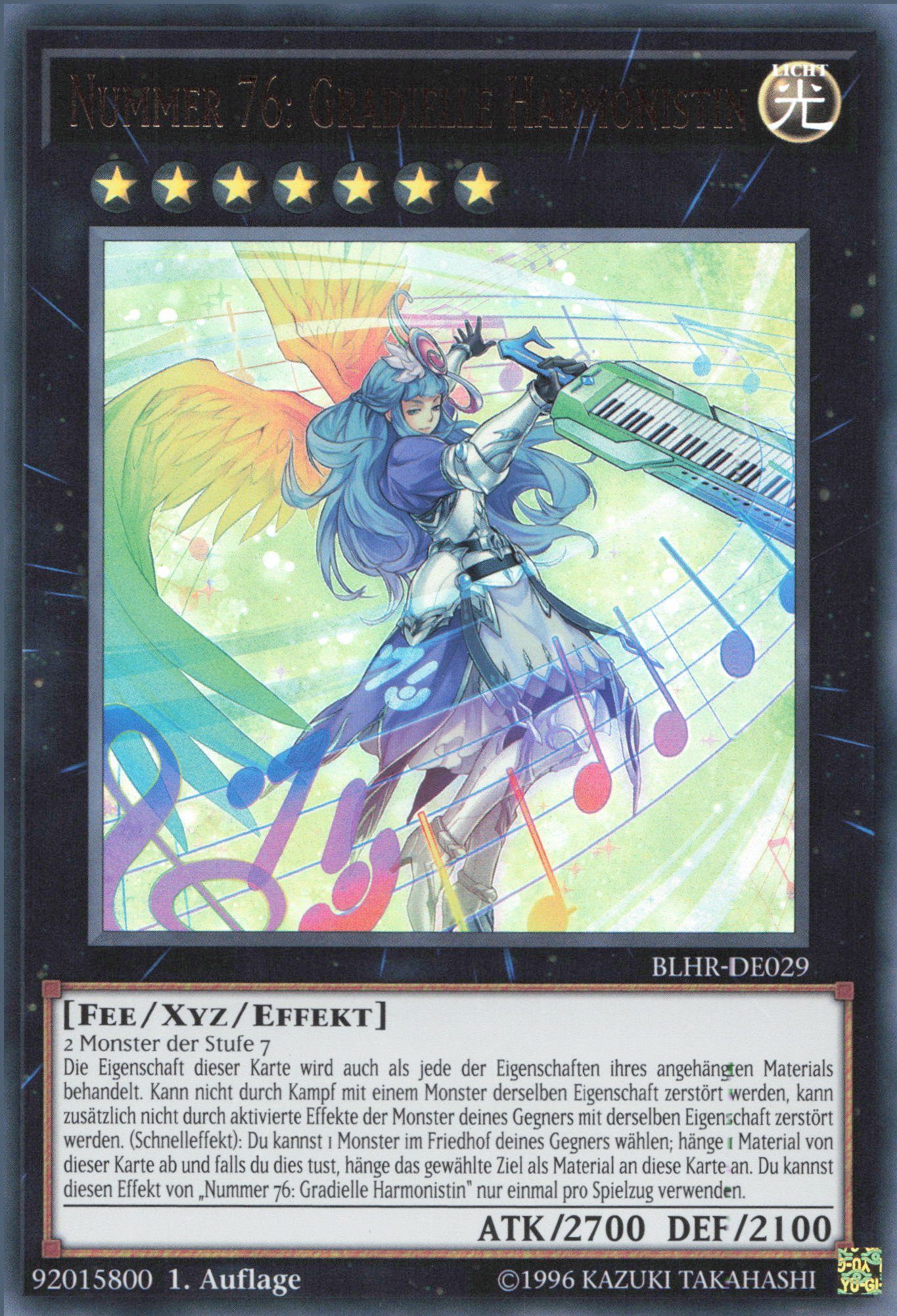 Recollectibles Sammelkarte Yugioh Karte Nummer 76 Gradielle