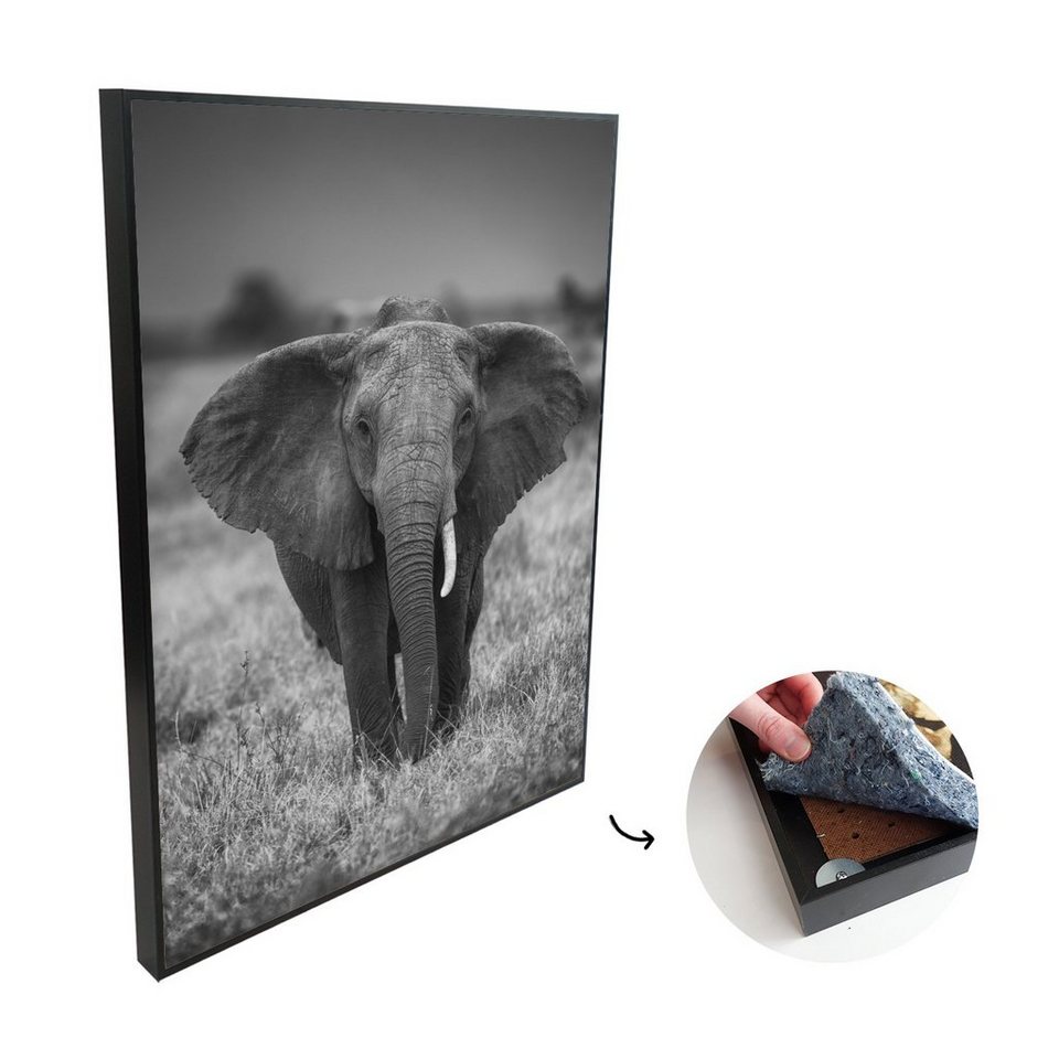 Muchowow Akustikplatte Elefant Tiere Safari Wildtiere 1 St