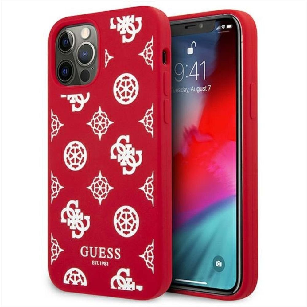 Guess Handyhülle »Guess Peony Collection Smartphone Silikon Hard Case ...