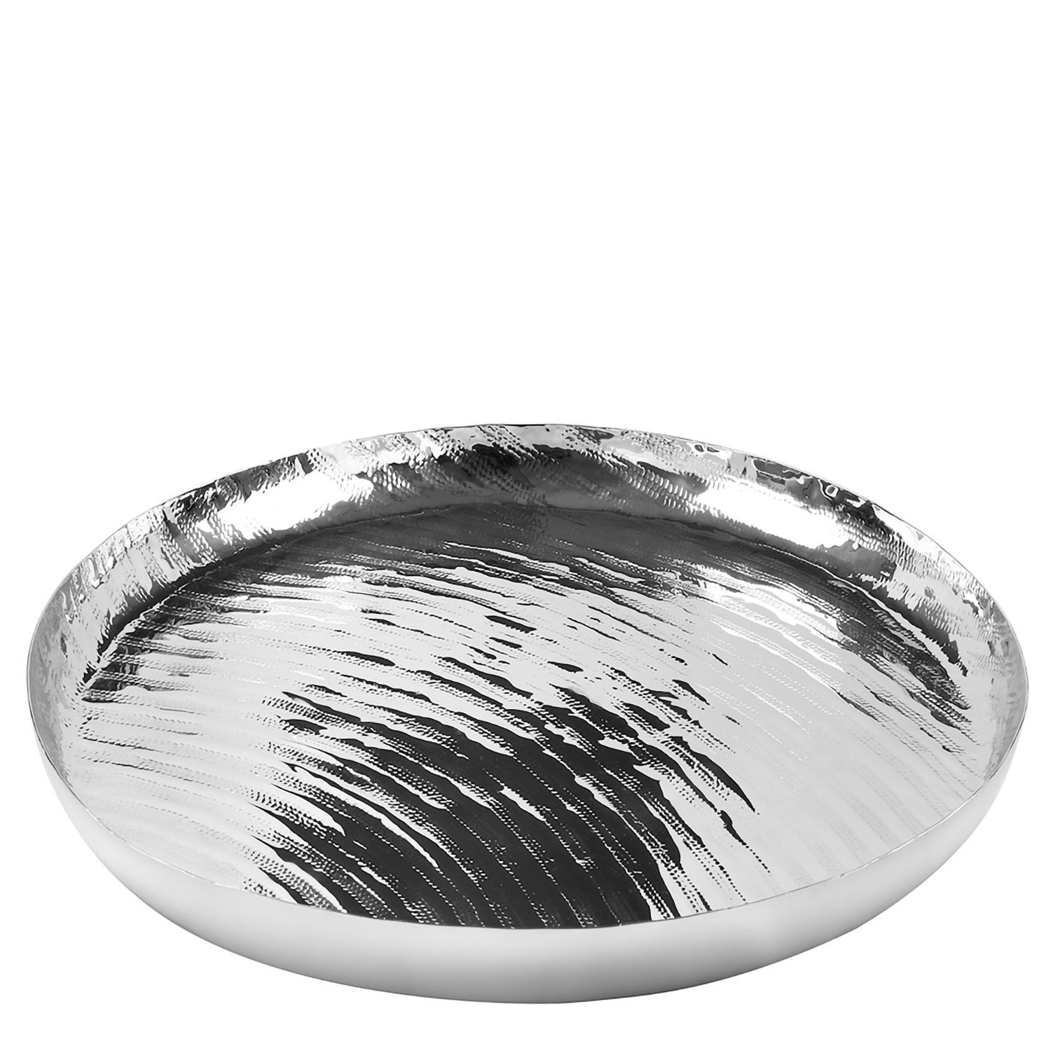 Fink Dekotablett Fink Schale Pascal Silber H 7cm X B 75cm X D 75cm