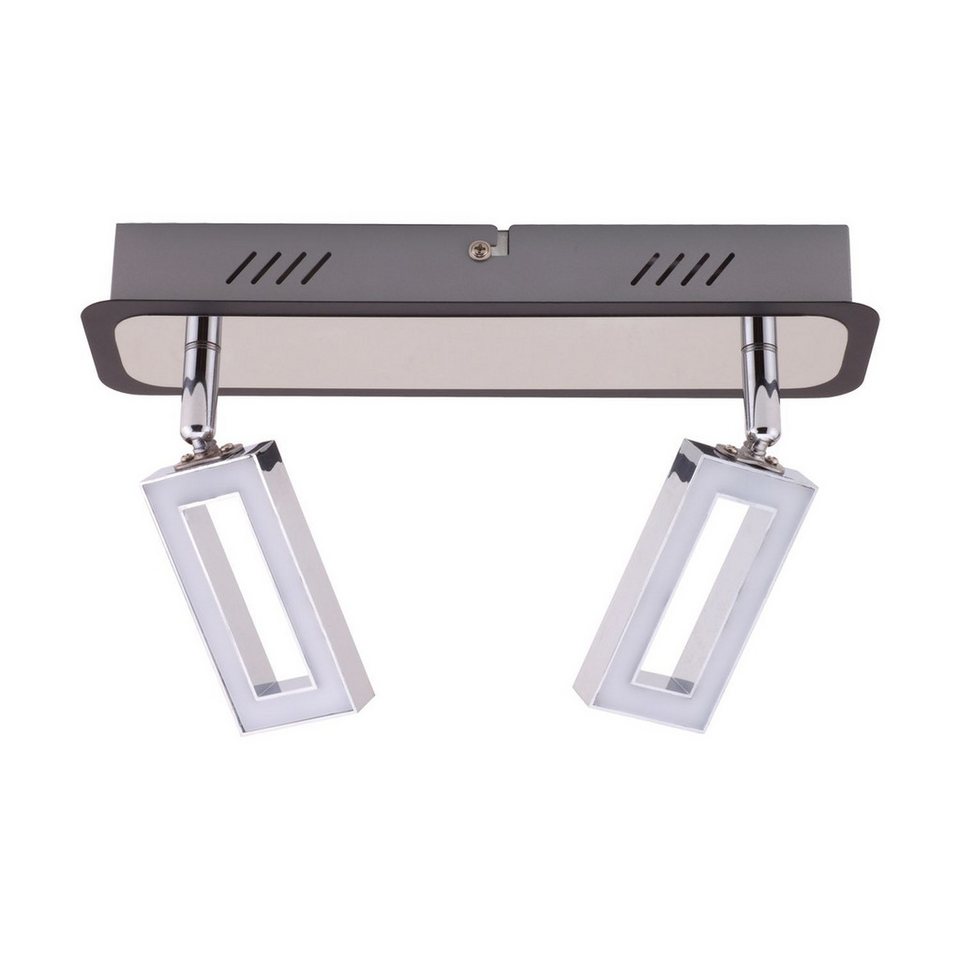 Licht Erlebnisse Deckenstrahler Diego Led Warmweiß Led Wenge Weiß