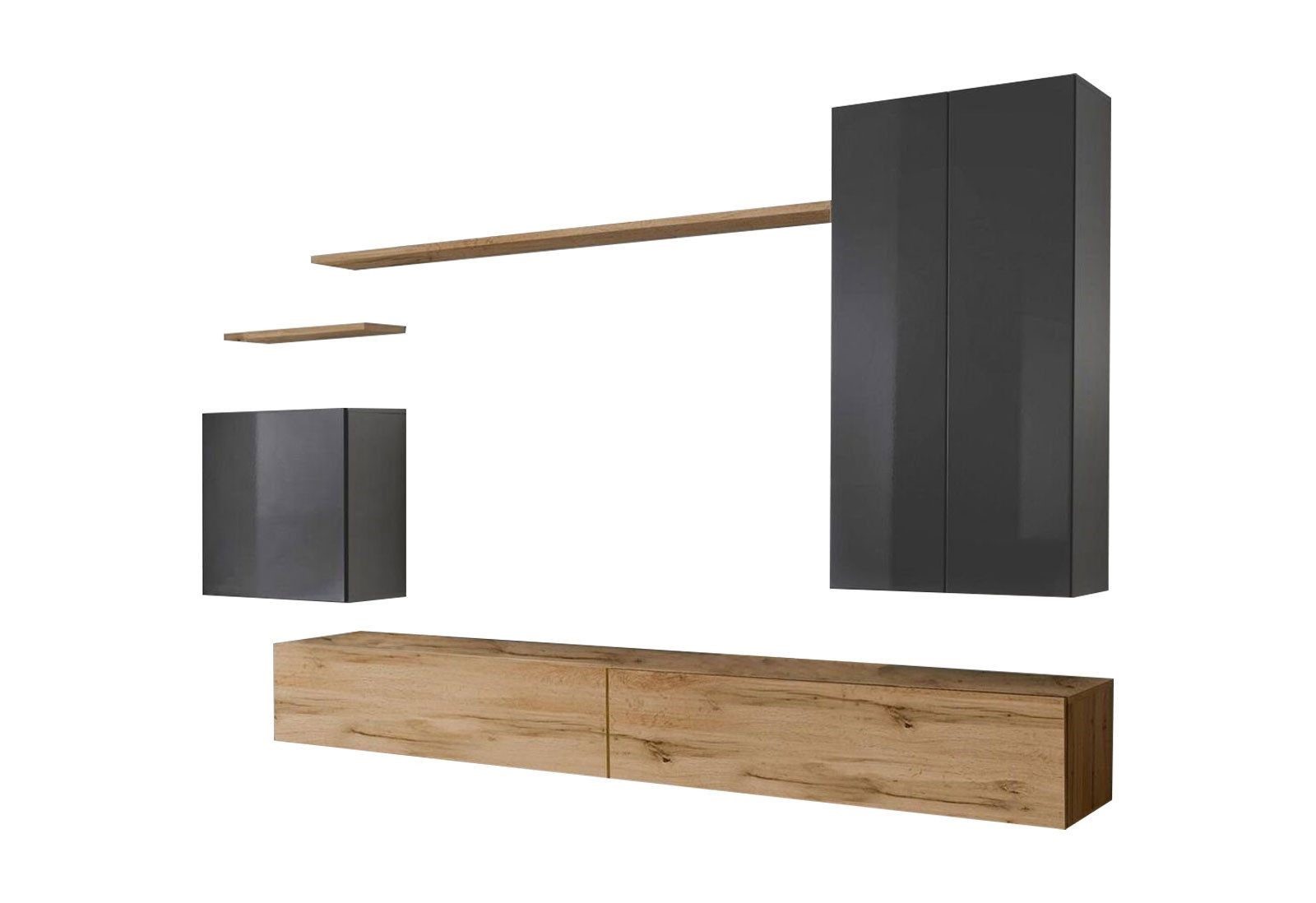 Xlmoebel Wohnzimmer Set Zeitgemäße Möbel Stilvolle Wohnwand Wohnzimmer
