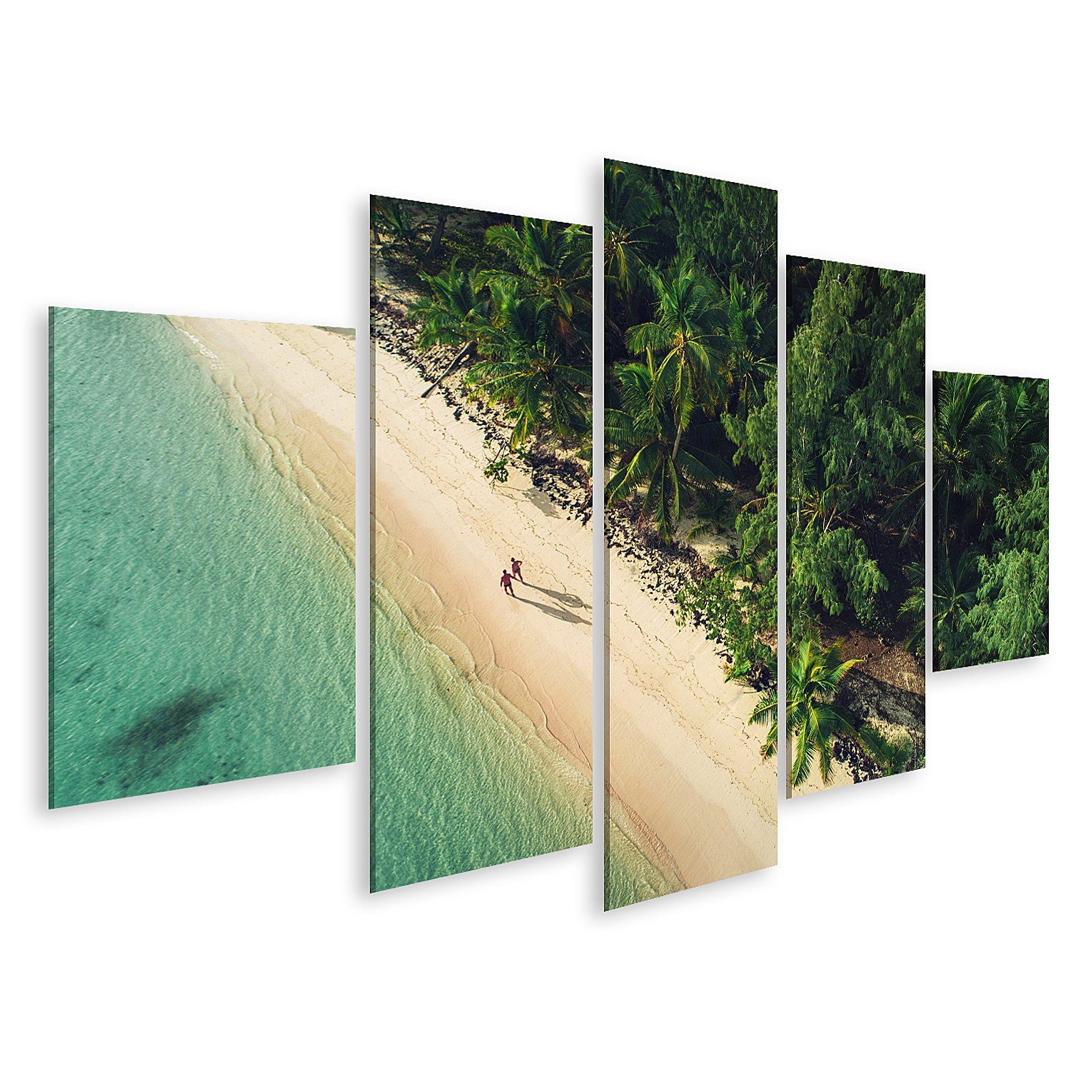 Islandburner Leinwandbild Bild Auf Leinwand Luftaufnahme Tropischer