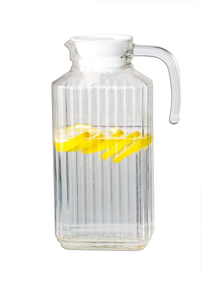 Luminarc Wasserkrug Quadro Kühlschrankkrug mit Deckel 1,7 Liter Karaffe ... Luminarc Wasserkrug Quadro Kühlschrankkrug mit Deckel 1,7 Liter Karaffe ...