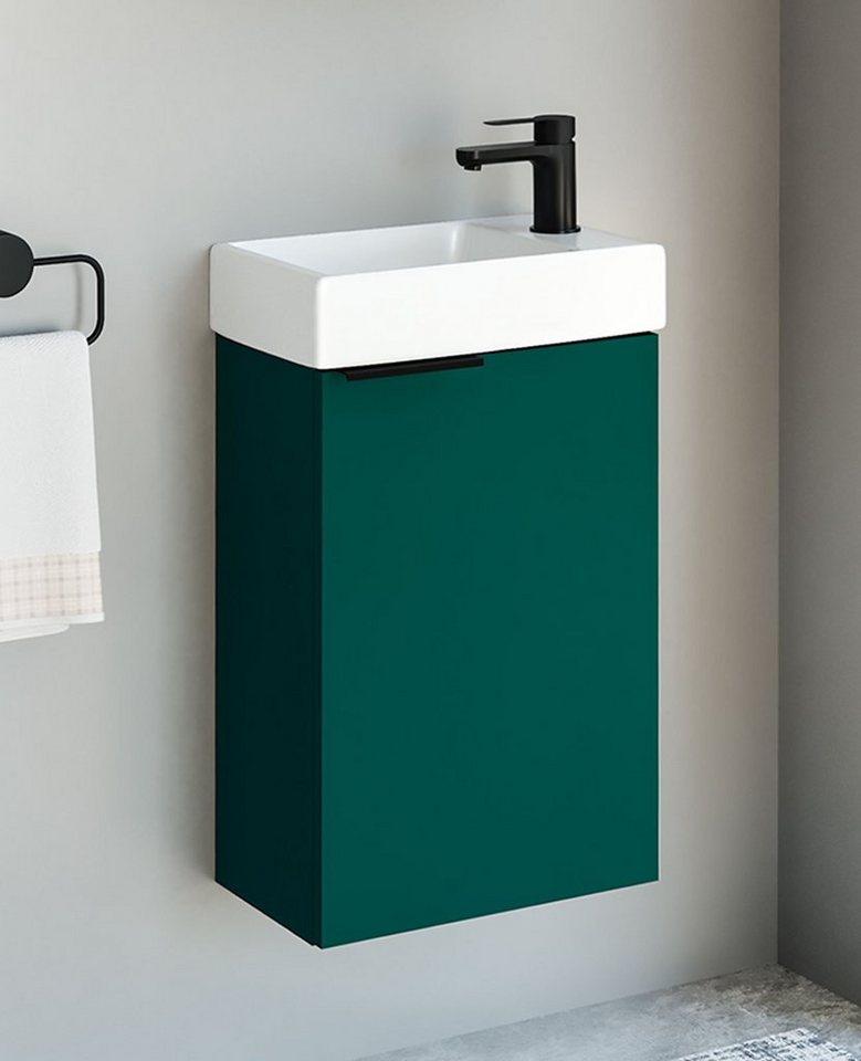 Planetmöbel Waschtisch Compact 40 2er Set 1 St Badmöbel Breite 40