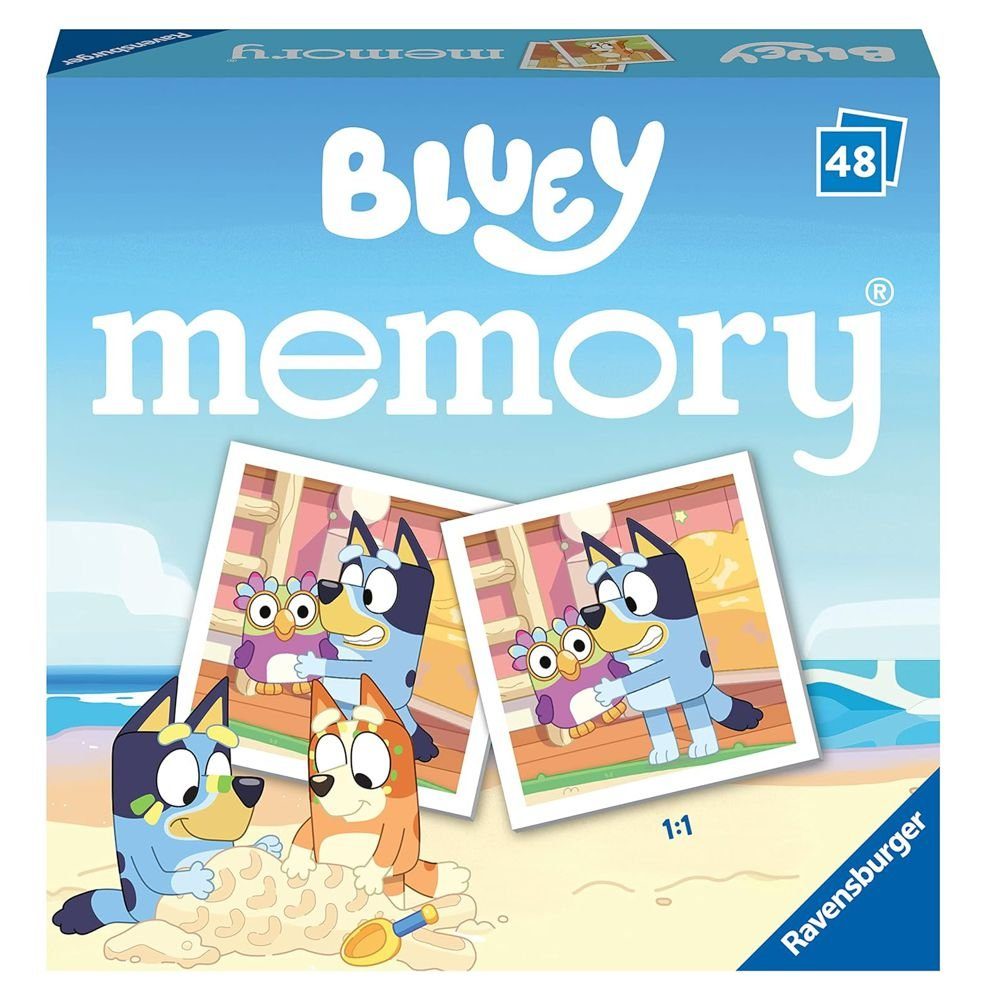 Ravensburger Spiel Mini Memory® Bluey 48 Bildkarten Ravensburger Kinder ...