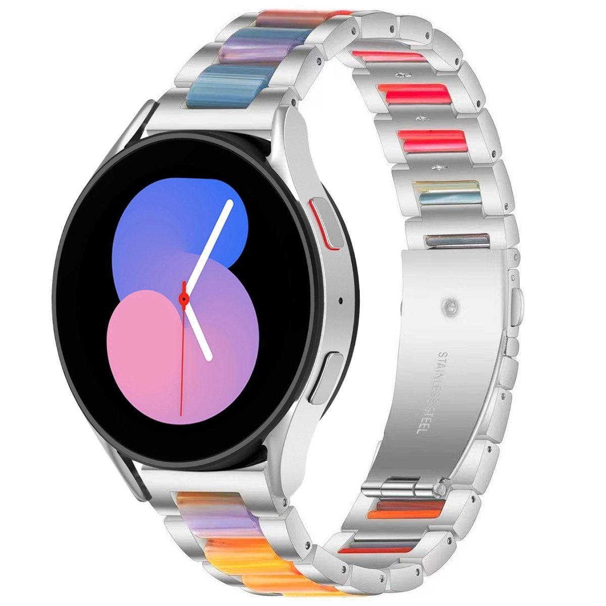 Wigento Smartwatch Armband Für Samsung Galaxy Watch Fe 6 5 4 Normal Pro