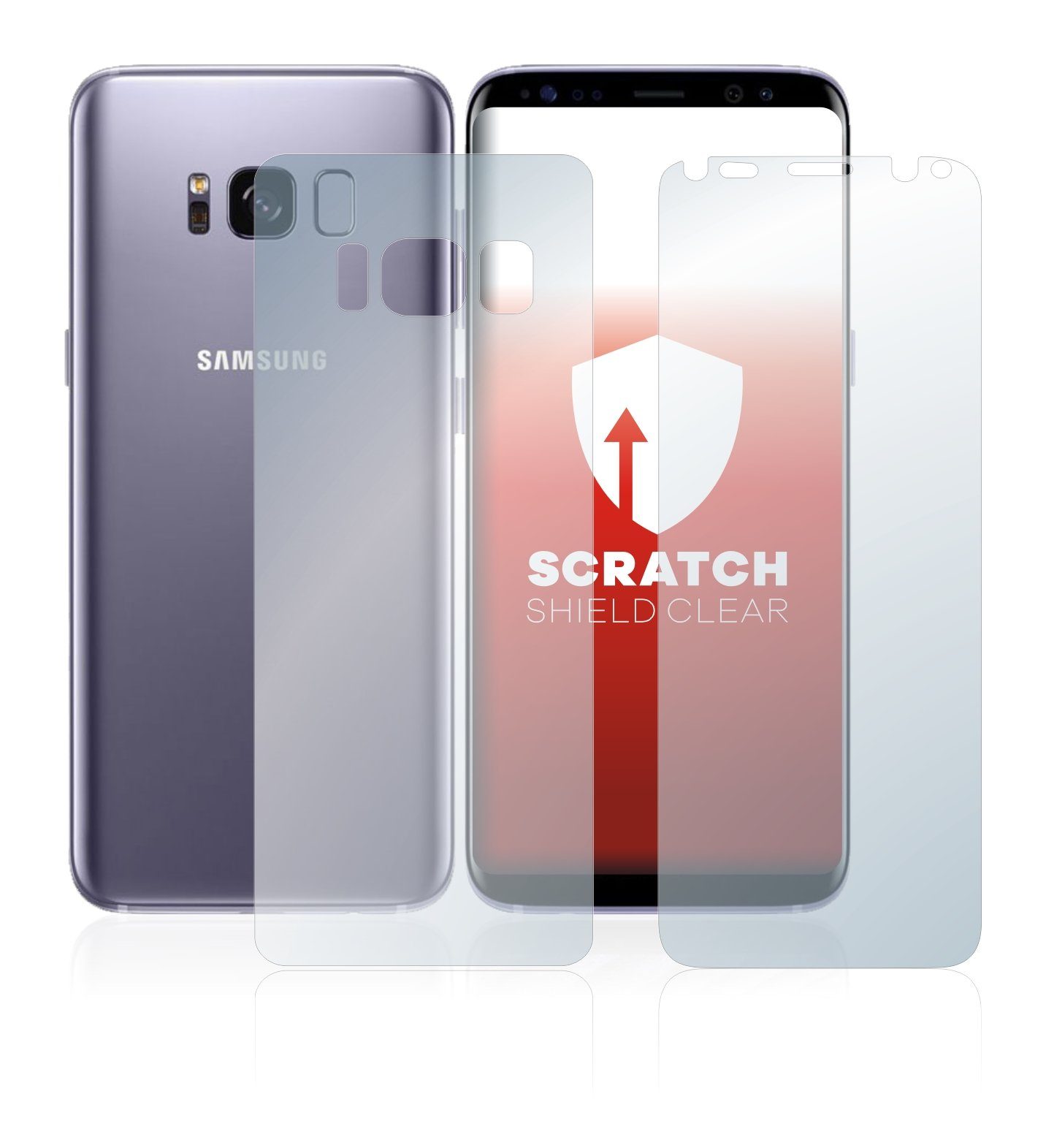 Upscreen Schutzfolie Für Samsung Galaxy S8 Vorder Rückseite