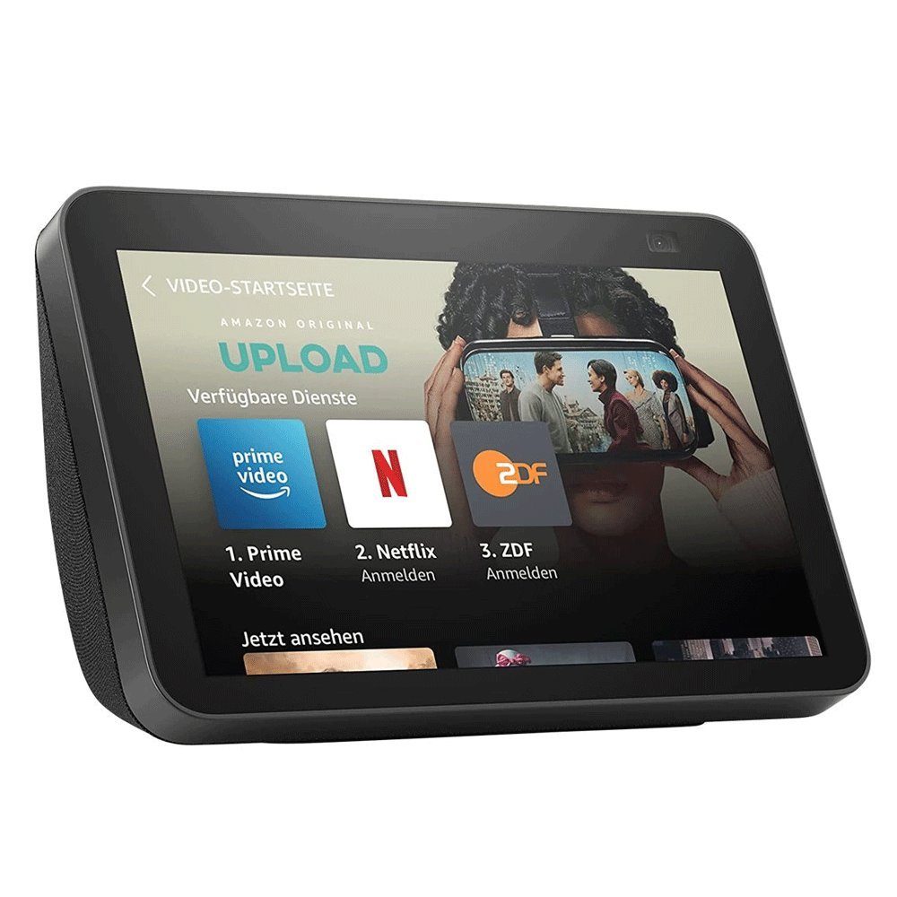 Amazon Echo Show 8 2. Generation 2021 Smart Speaker (WLAN (WiFi), Bluetooth, hochauflösender ...