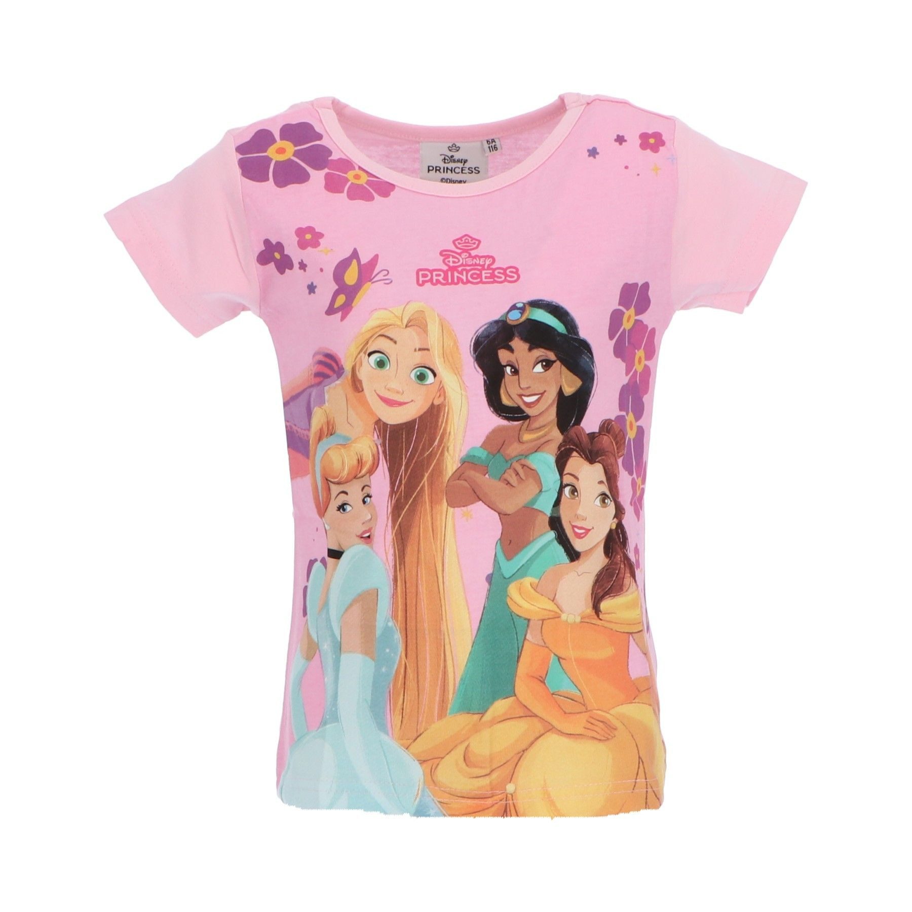 Disney Princess T-Shirt Disney Princess T-Shirt für Kinder mit Print aus Baumwolle kurzarm