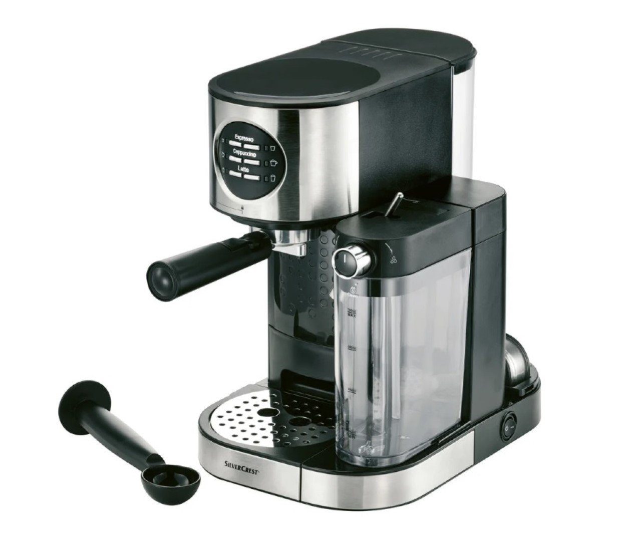 SilverCrest Siebtrager Filterkaffeemaschine SILVERCREST SEMM 1470 A2 Espressomaschine mit