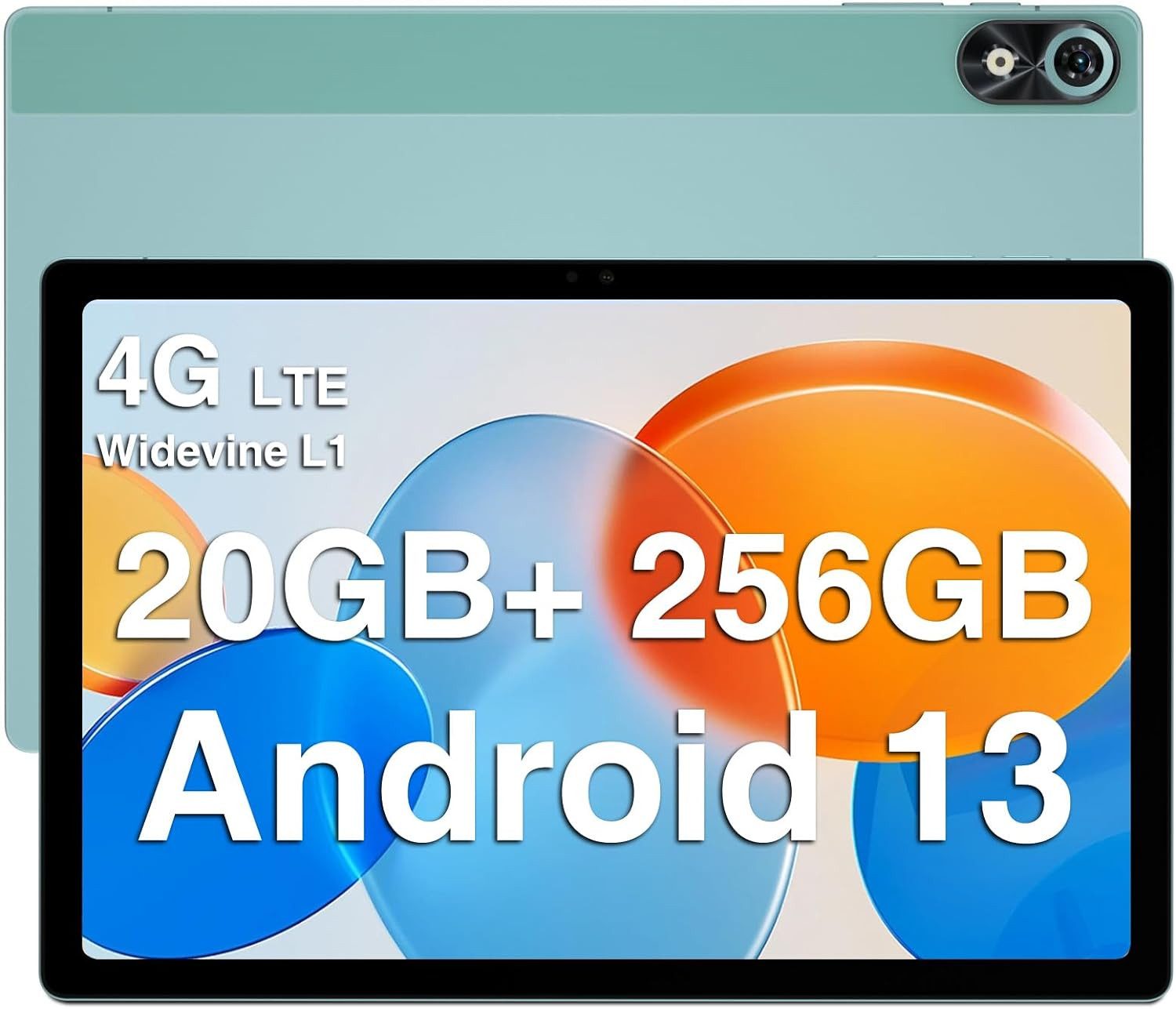 DOOGEE 20GB RAM Octa-Core, 8250mAh Akku Widevine L1 Tablet (10,5", 256 GB, Android 13, 4G LTE/5G ...