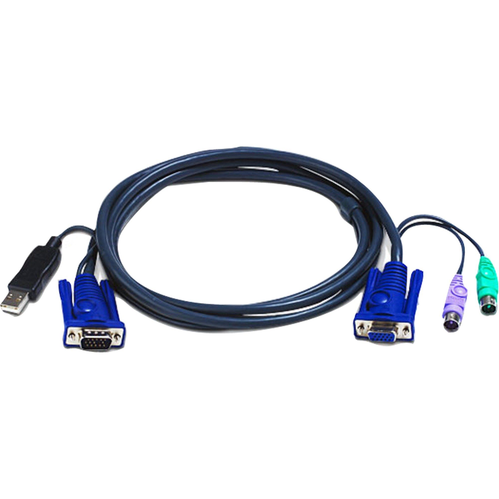 Aten »USB-KVM-Kabel« Computer-Kabel, Verwendung: Verbindet Grafik- und ...