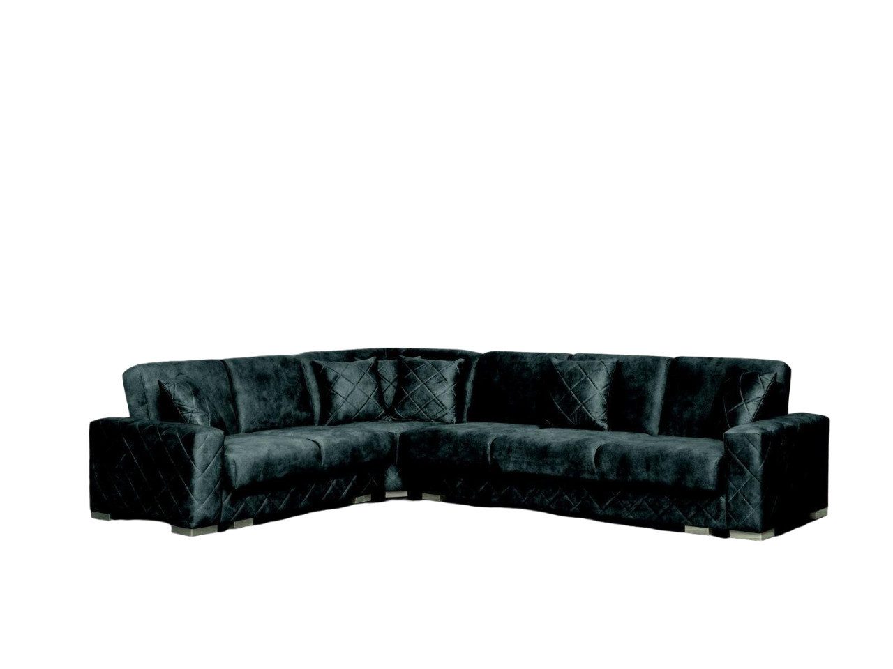 JVmoebel Ecksofa Design Sofa Ecksofa Samt Wohnlandschaft Möbel Couch L ...