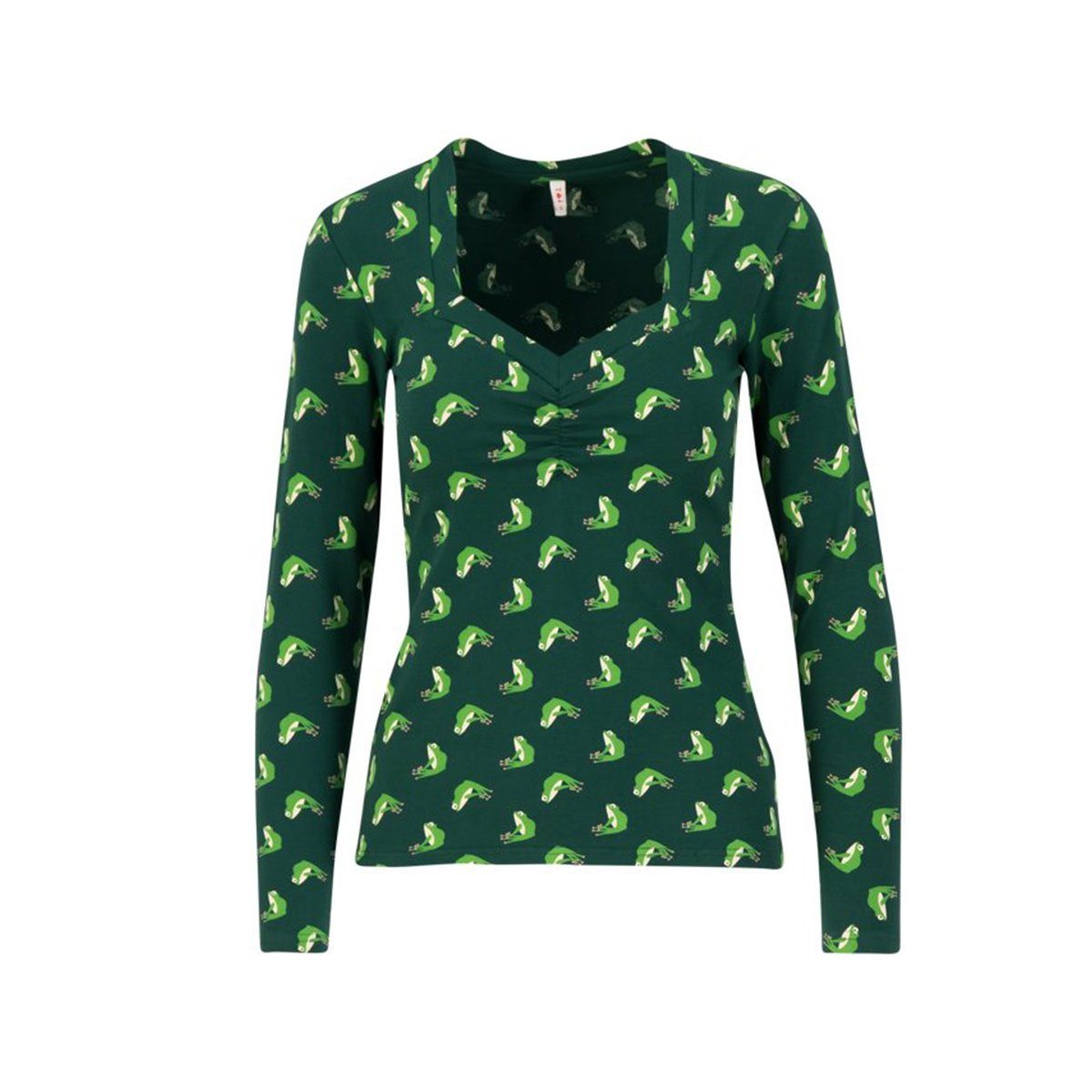 Blutsgeschwister Longsleeve glowing heart franny frog