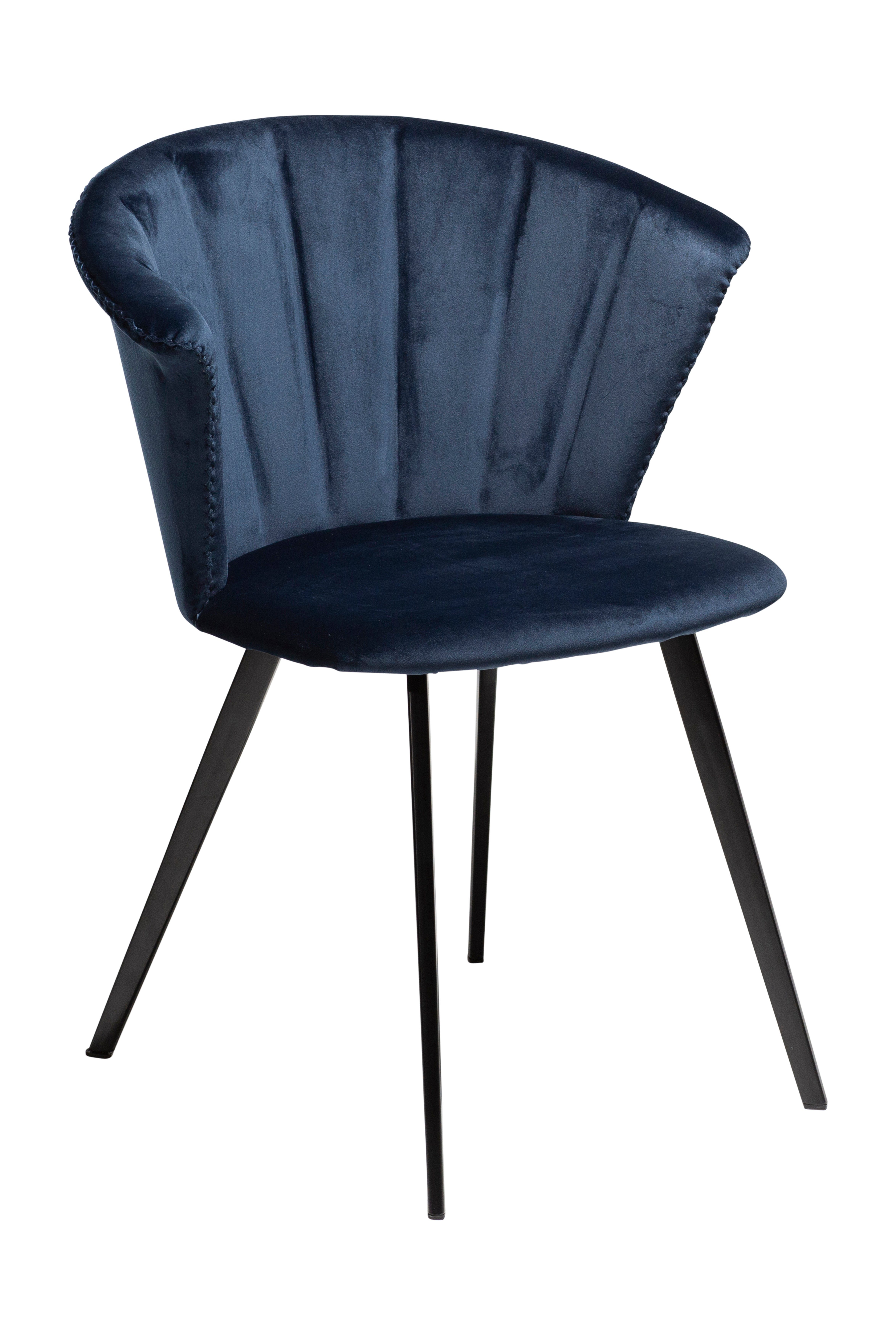 Ebuy24 Esszimmerstuhl 2er Set Danform Merge Esszimmerstuhl Midnight Blue