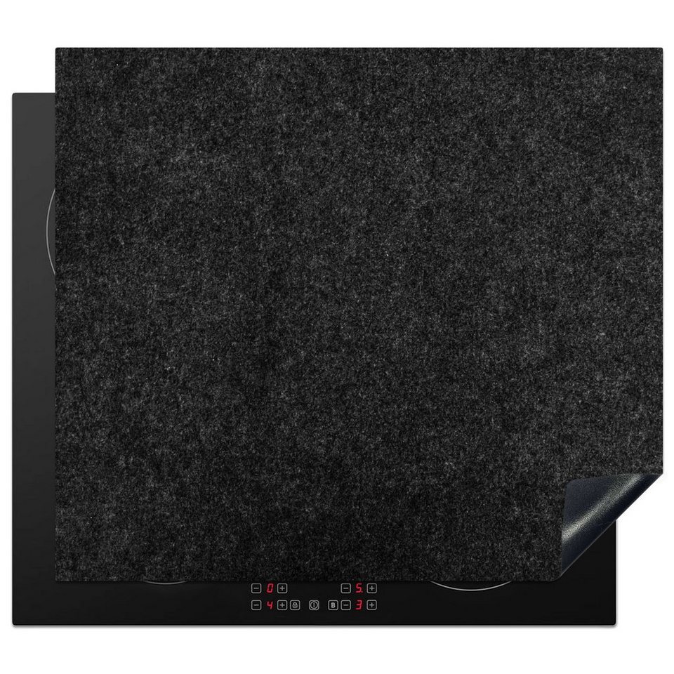 Muchowow Herd Abdeckplatte Granit Schwarz Granitstruktur Dunkel