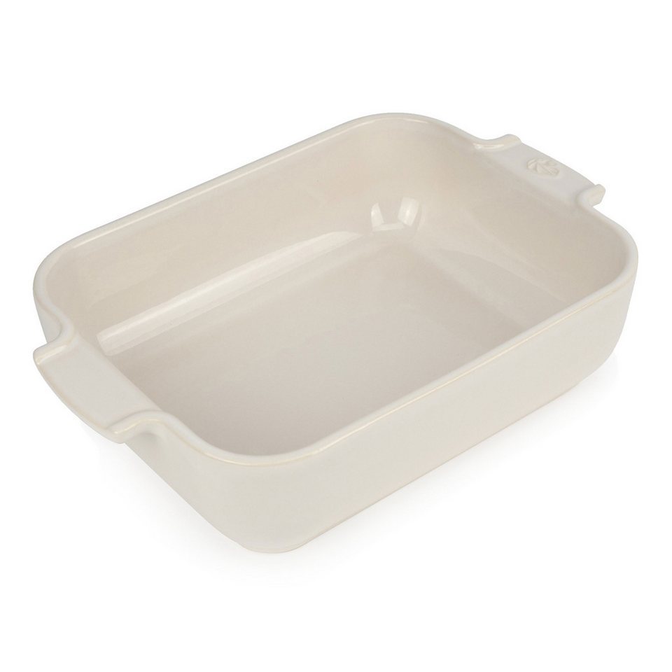 Peugeot Auflaufform Appolia Keramik 25cm Rechteckig Ecru Ofen Spülmasc