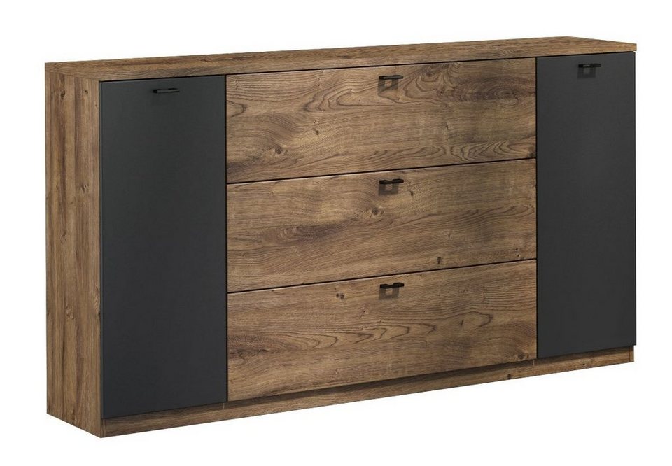 Feldmann Wohnen Sideboard Roma Set 1 St 155x40x93cm Mit Schubladen