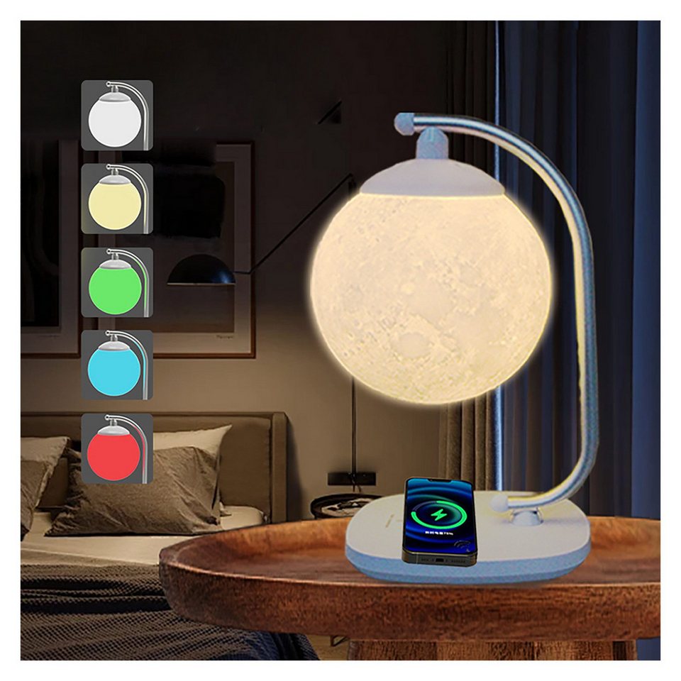 Ibettertec Led Nachttischlampe Tischlampen Mit Schnellem Kabellosem