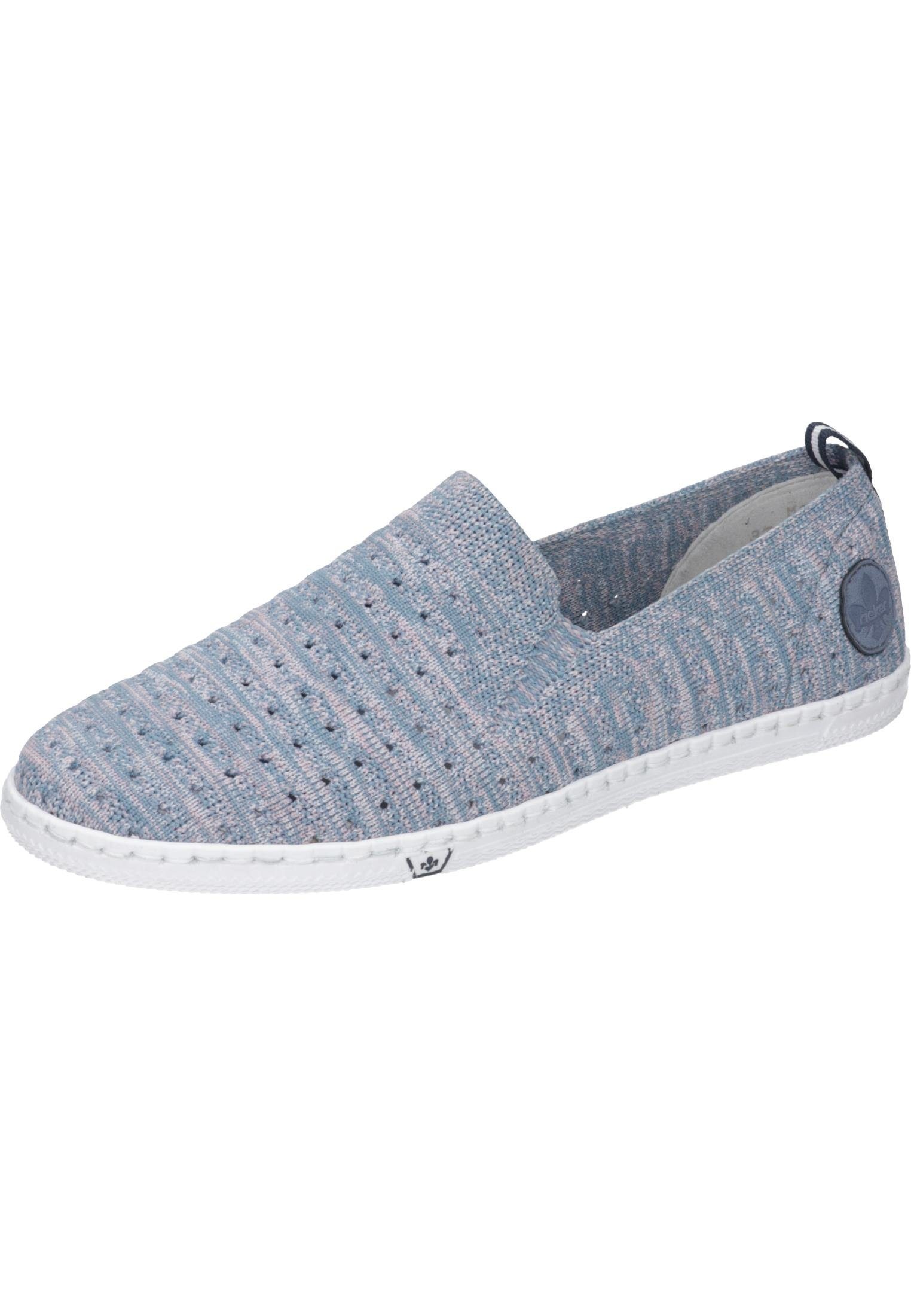 Rieker Slipper Slipper aus Textil, TR-Sohle