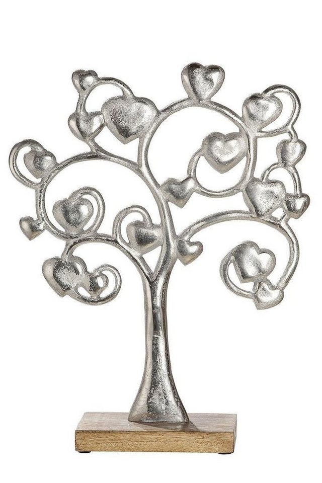 Gilde Dekoobjekt Herz Baum Skulptur Treelove Deko Liebesbaum Auf Mango