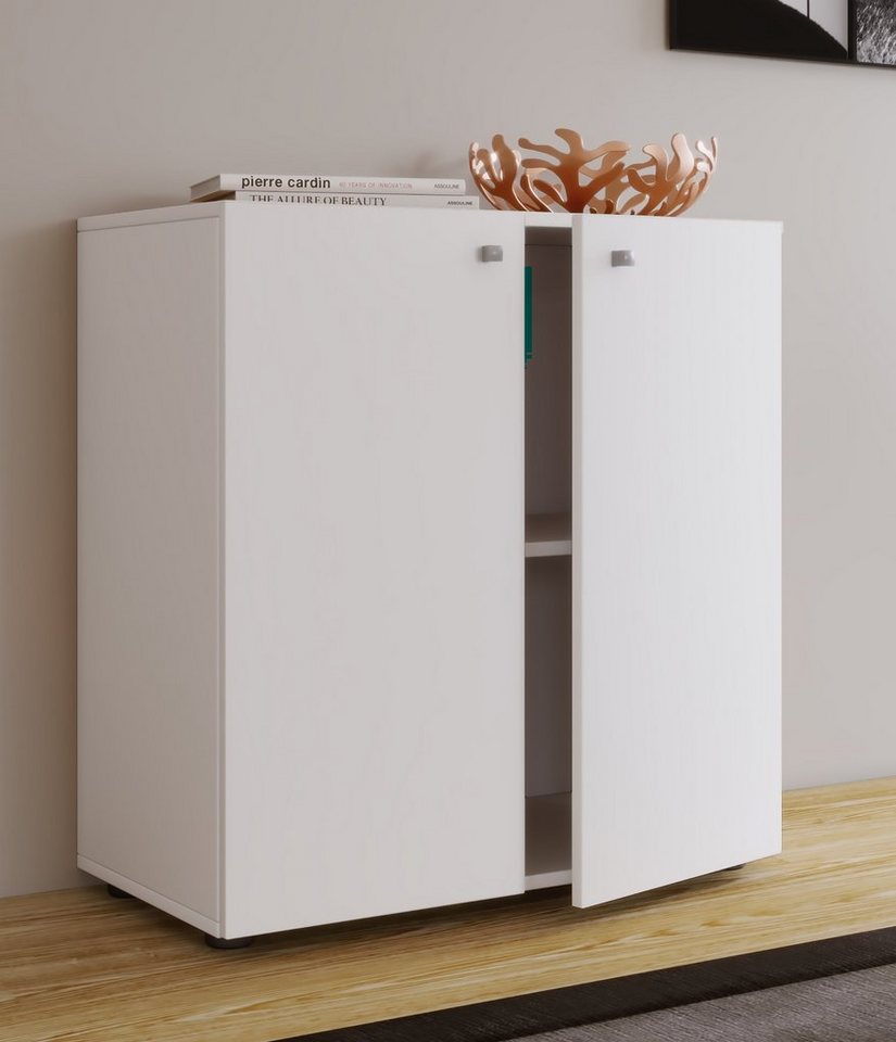 Vcm Kommode Holz Kommode Sideboard Anrichte Vandol 1 Drehtüren