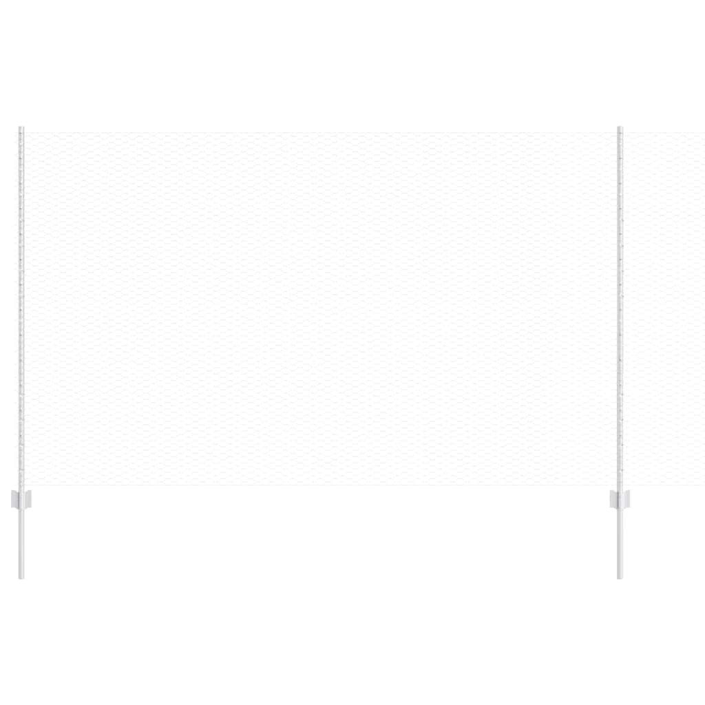 vidaXL Gartenzaun Geschweißter Drahtzaun 25 x 1,2 m (B x H ...