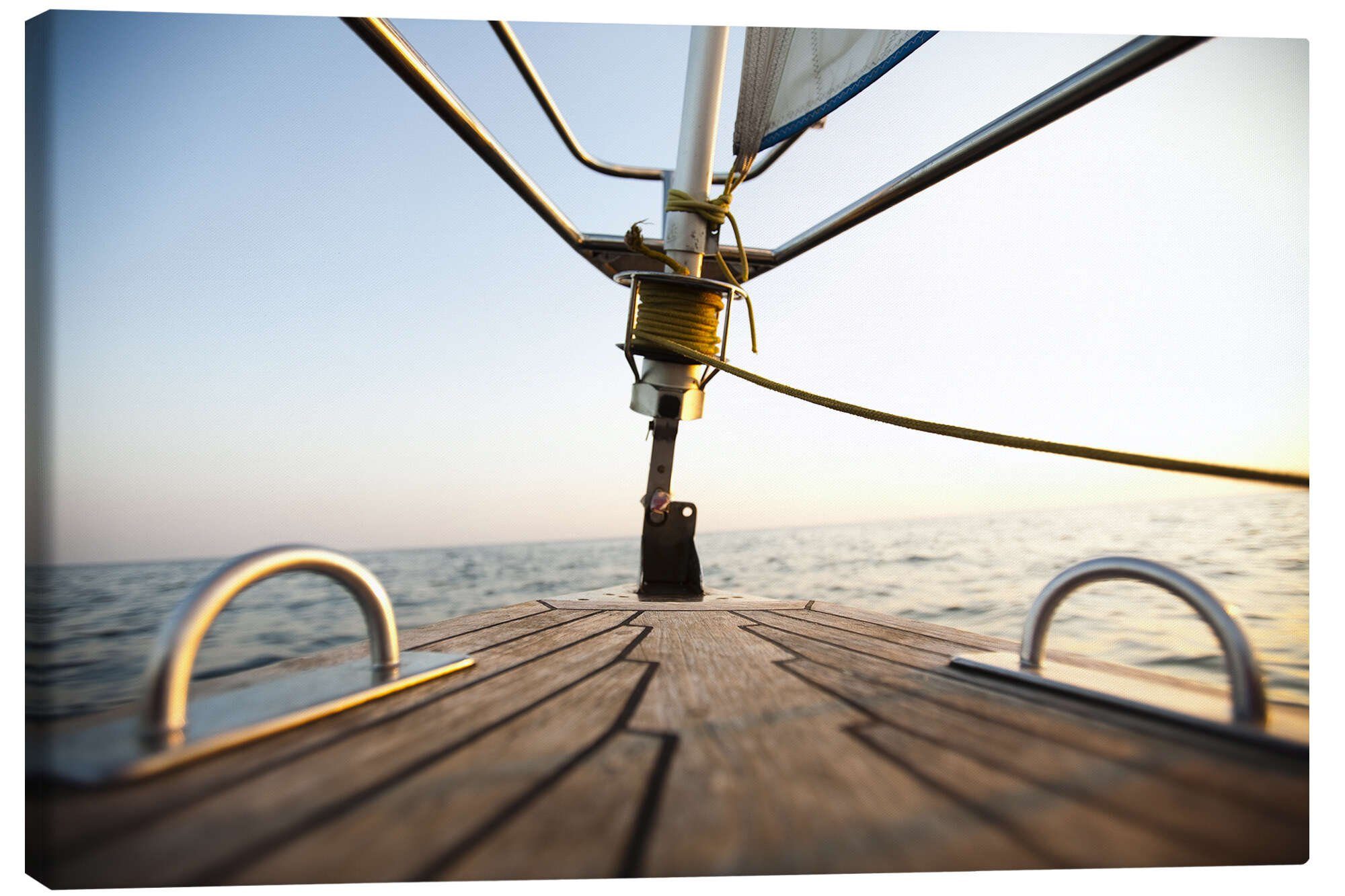Posterlounge Leinwandbild Editors Choice Segelboot Auf Dem Offenen