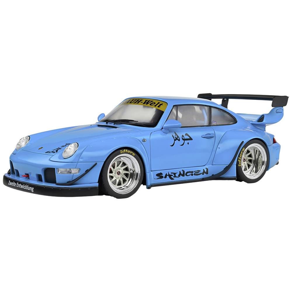 Solido Modellauto Porsche RWB RAUH-Welt Body Kit Shingen blau ...