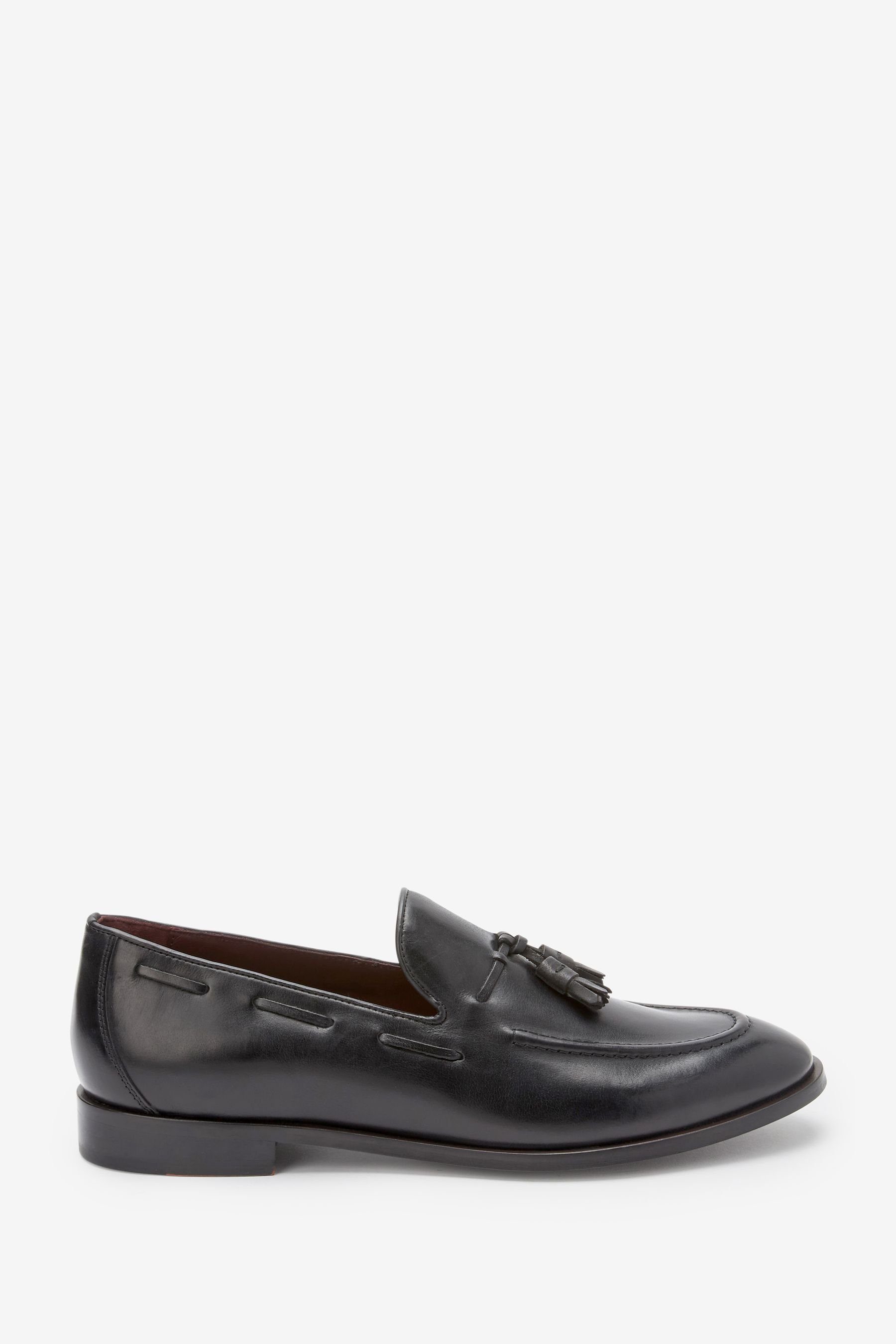 Next Signature Lederhausschuhe Mit Troddel Schnürschuh 1 Tlg