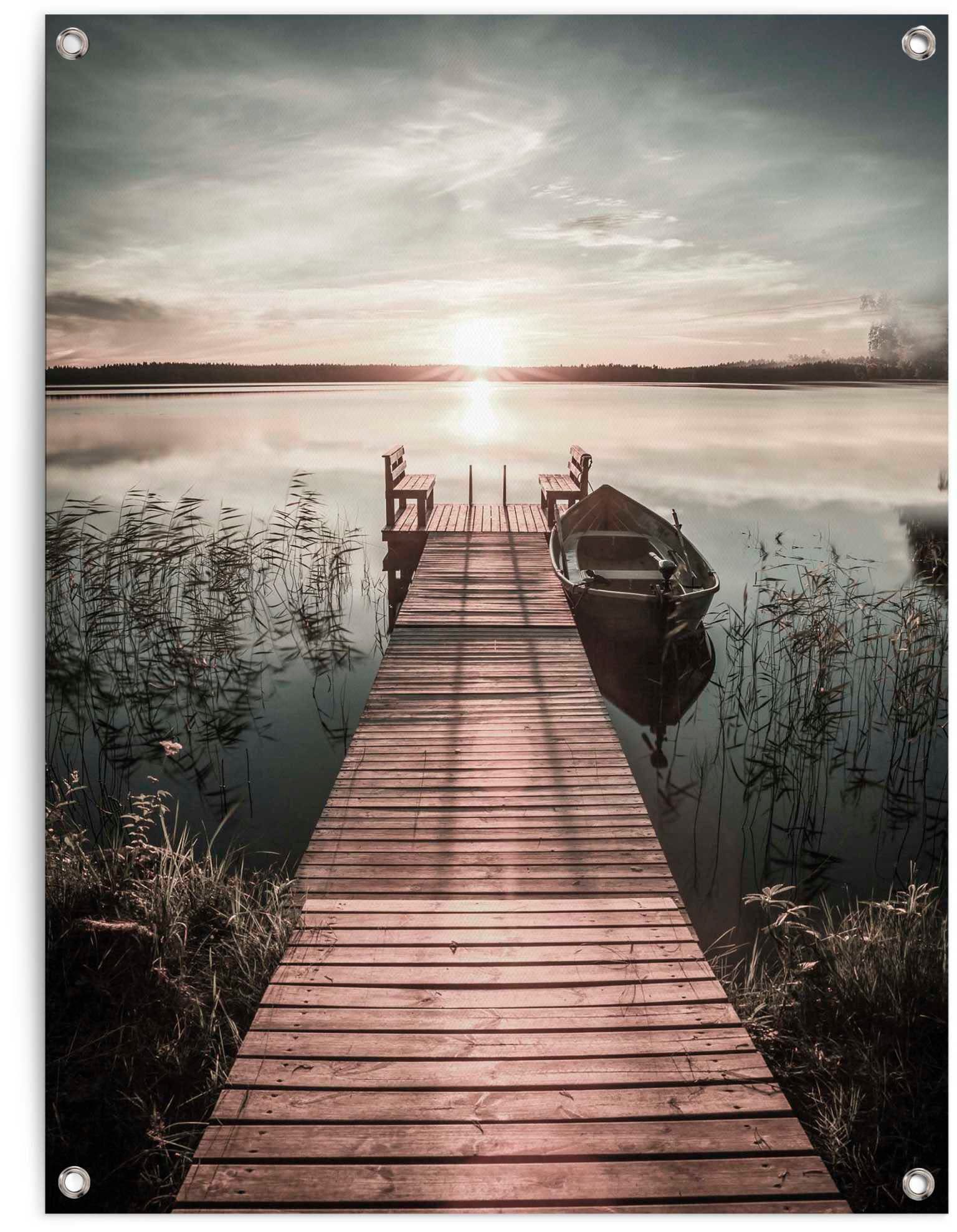 Reinders! Poster Steg am See, Print