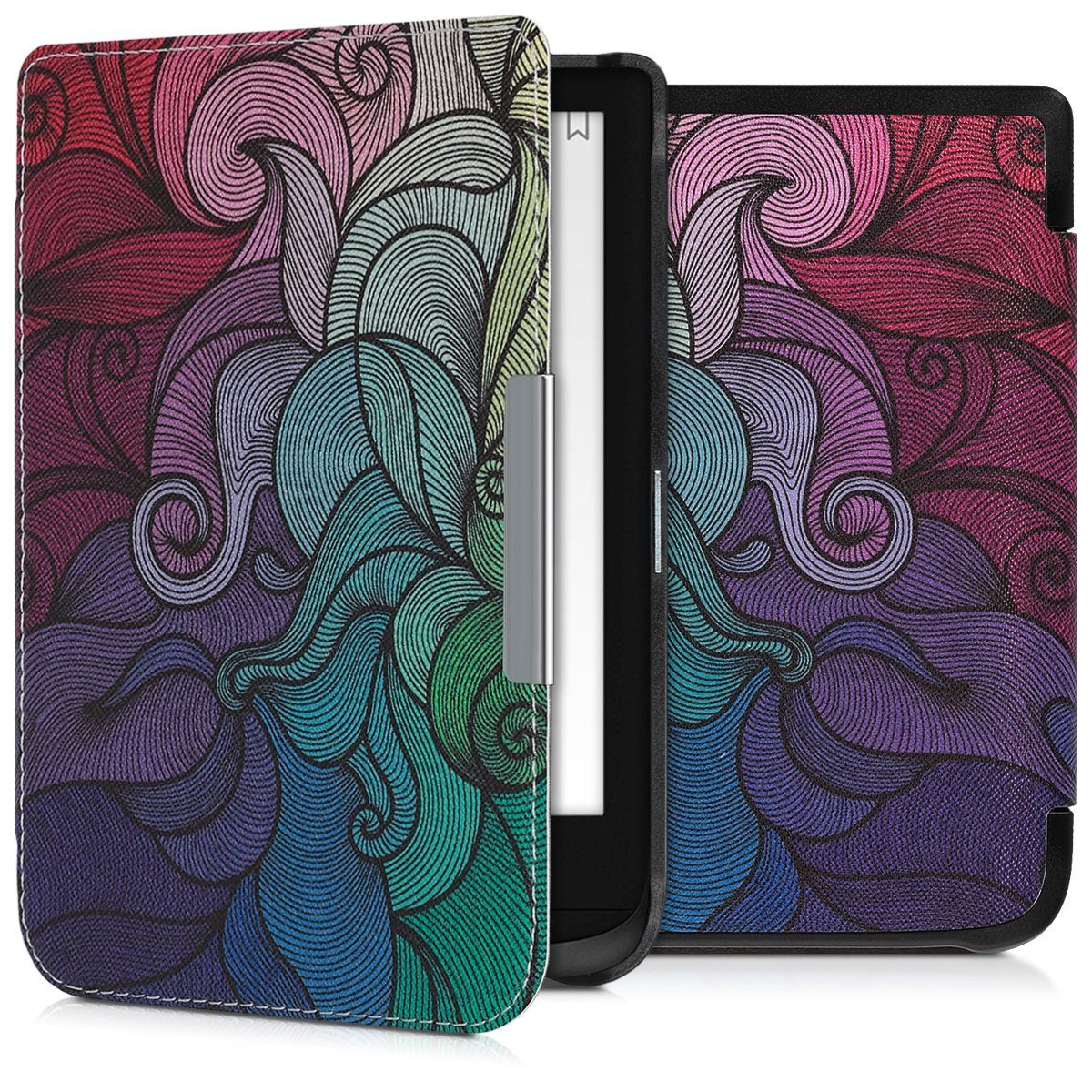 Kwmobile E Reader Hülle Klapphülle Kompatibel Mit Pocketbook Touch Lux