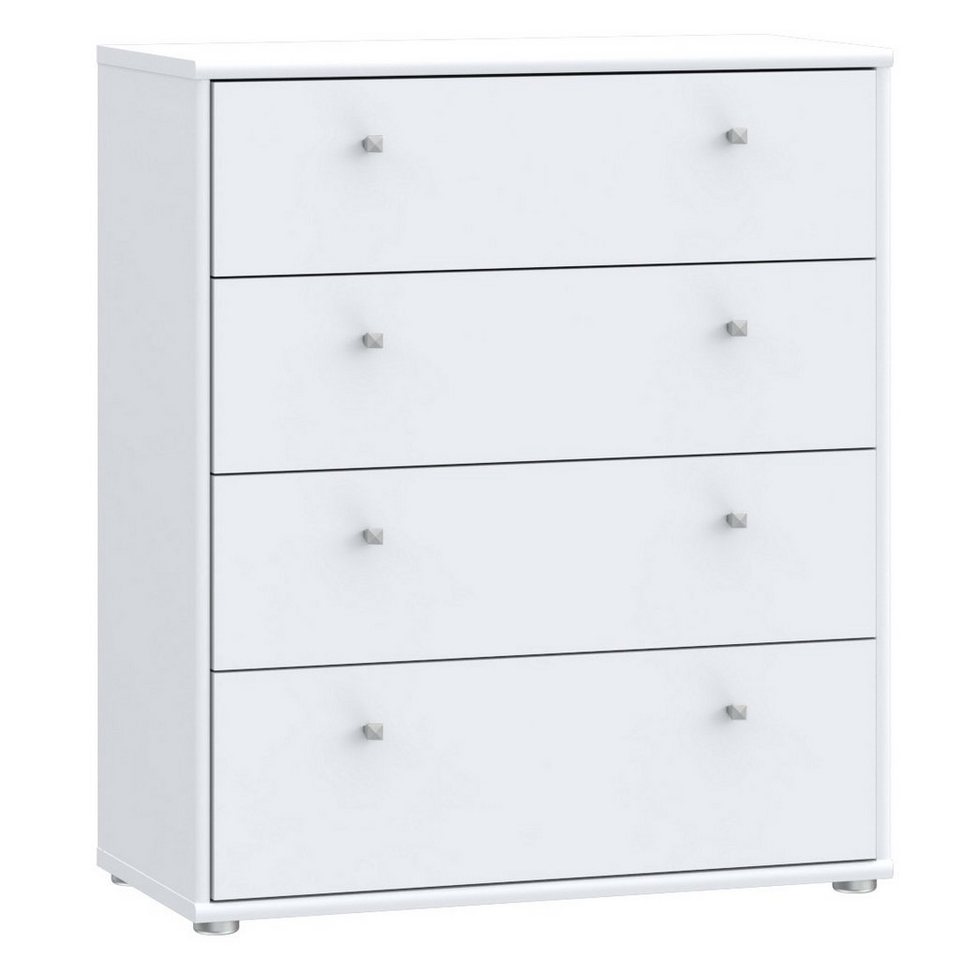 Newroom Kommode Filius Kommode Weiß Modern Sideboard Highboard Büro