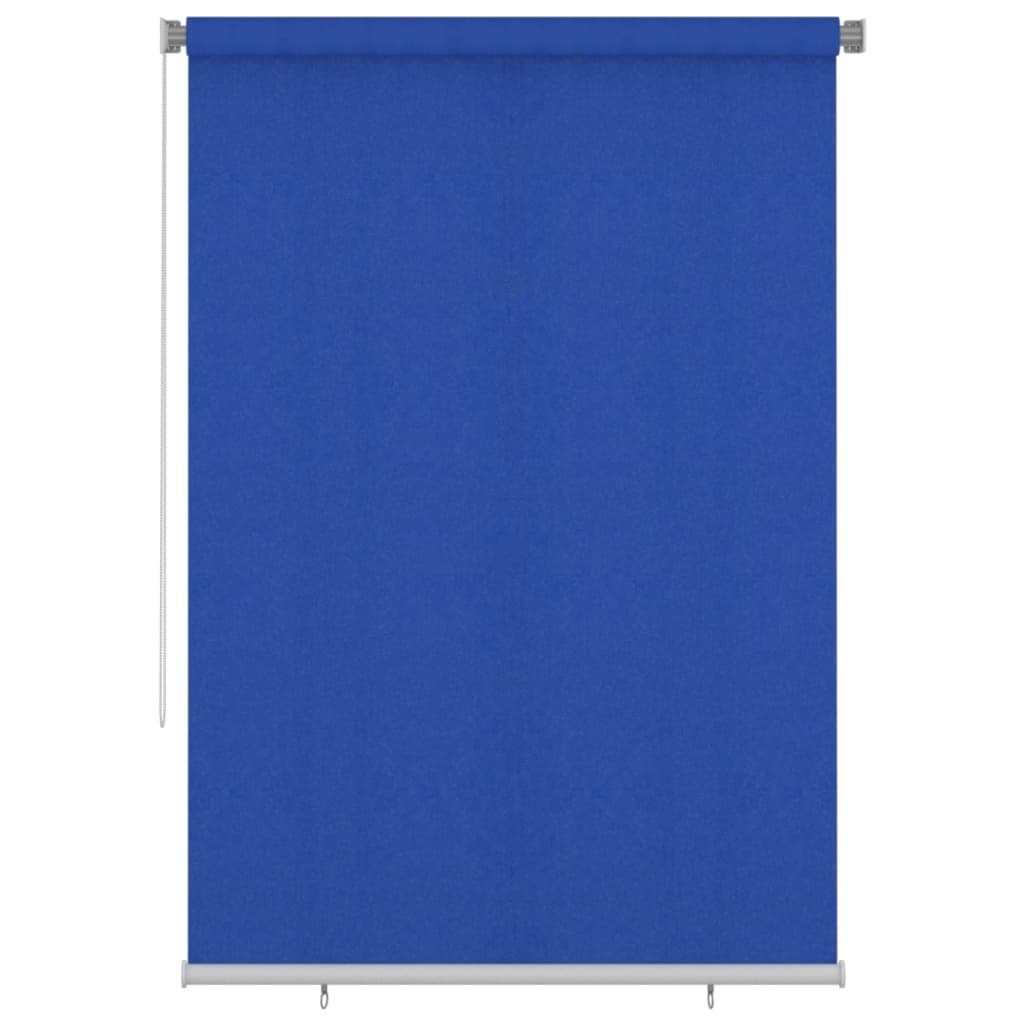 Rollo Außenrollo 145 (B) x 230 (H) cm Blau HDPE, vidaXL