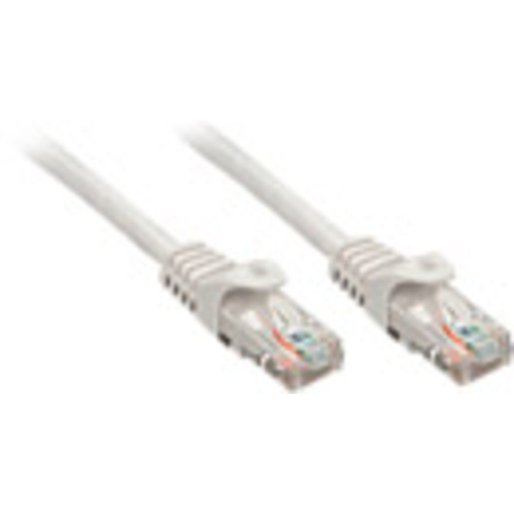 Lindy LINDY 48163 RJ45 Netzwerkkabel, Patchkabel CAT 6 U/UTP 2.00 m Grau 1 Netzkabel, (2.00 cm)