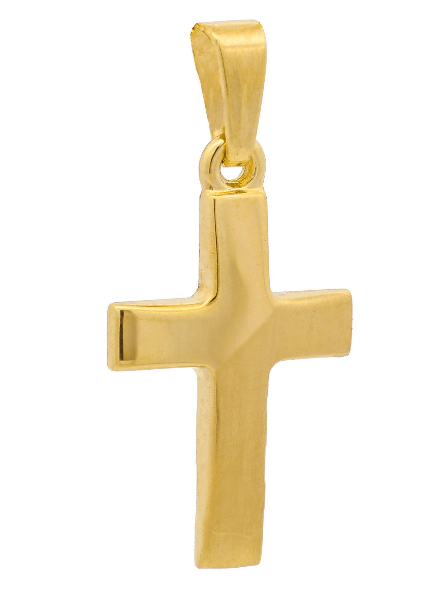 HOPLO Kettenanhänger Kettenanhänger Gold Anhänger Kreuz massiv 333 - 8 ...