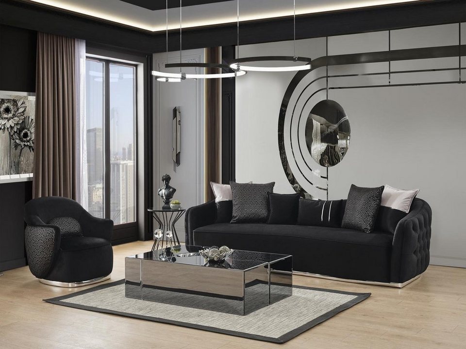 Jvmoebel Wohnzimmer Set Sofagarnitur Sofas 41 Sitzer Luxus Couchtisch