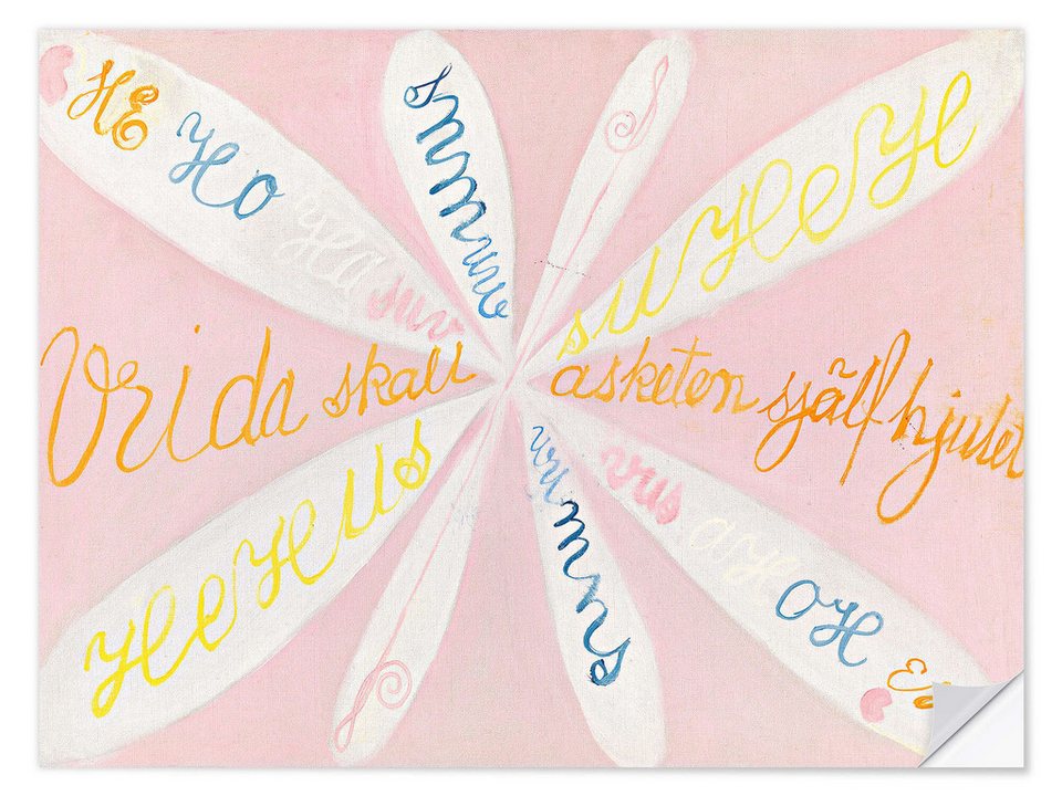 Posterlounge Wandfolie Hilma Af Klint Die Eros Serie Nr 5