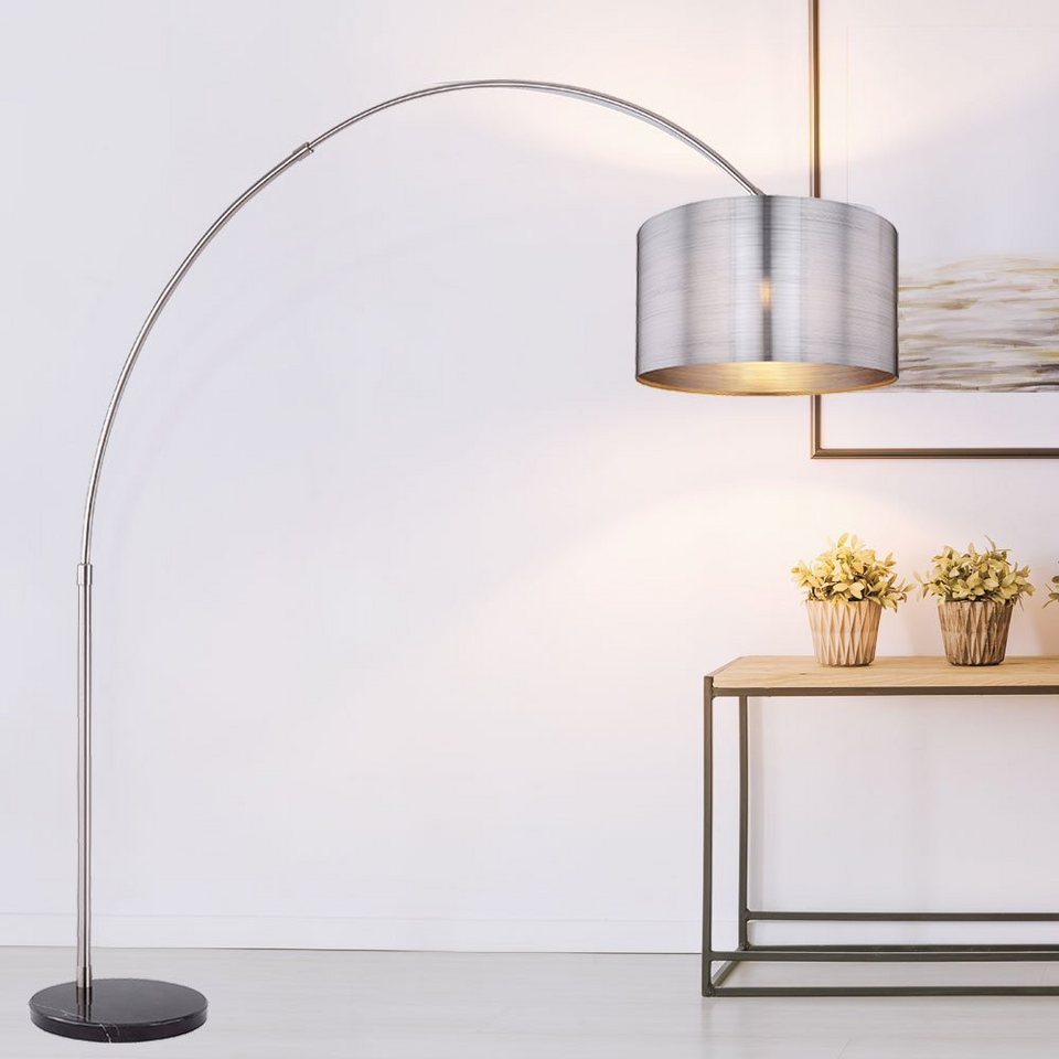 Etc Shop Stehlampe Design Steh Leuchte Marmor Verstellbar Wohn Zimmer