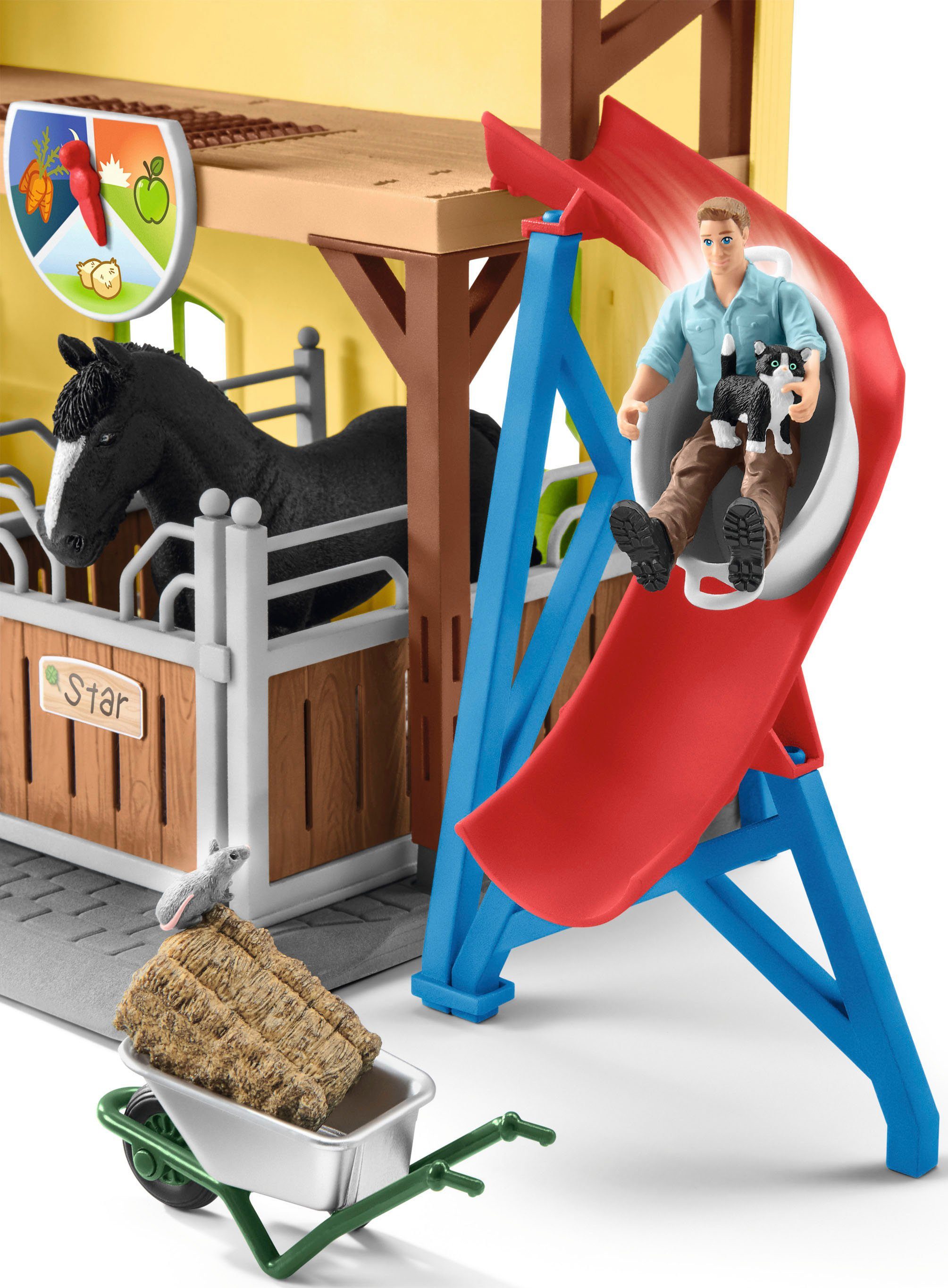Schleich® Spielwelt FARM WORLD, Pferdestall (42485), Spielset »FARM ...